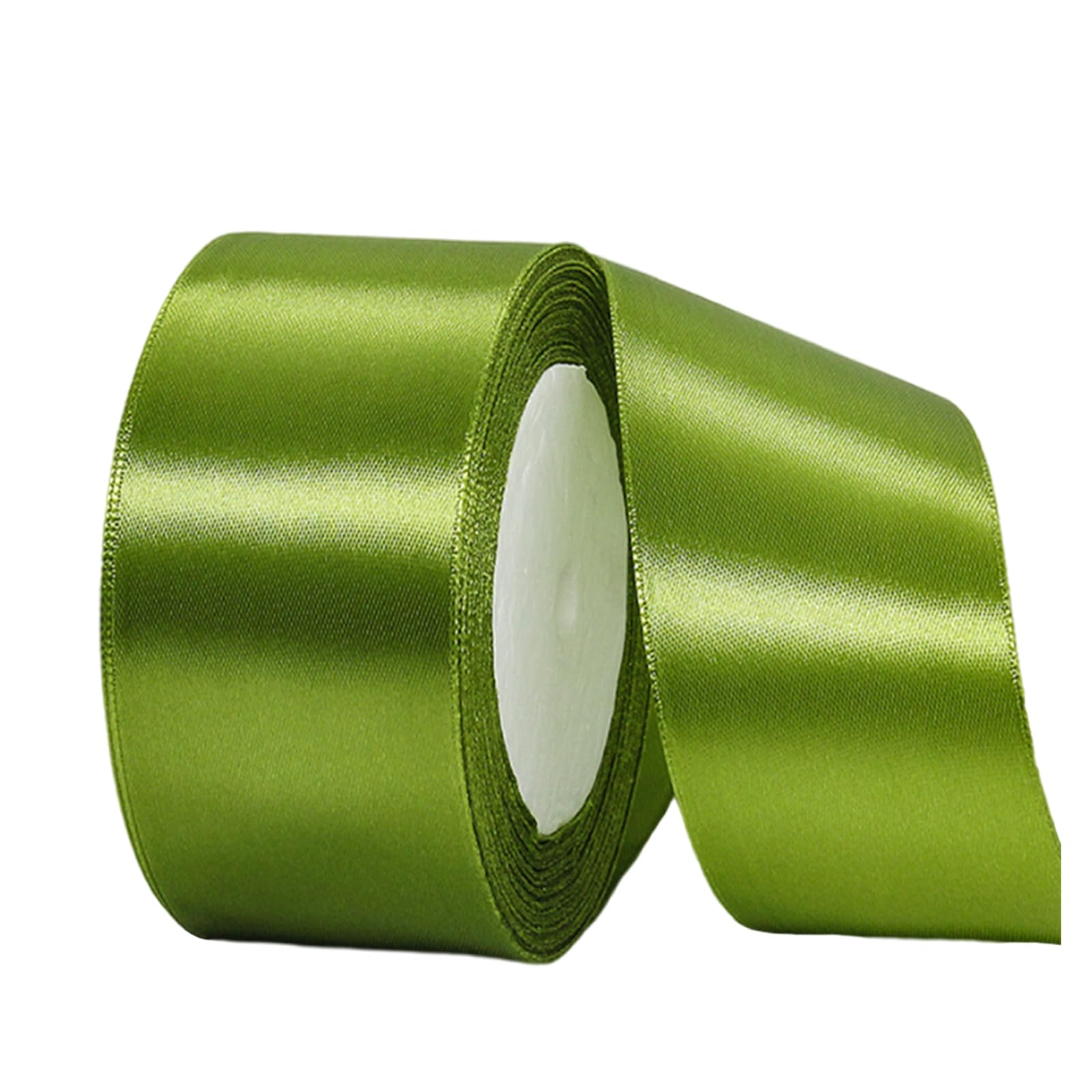 Wide Army Green Ribbon 40mm Satin Ribbons for Gift Wrapping,22m 1.5Inch ...