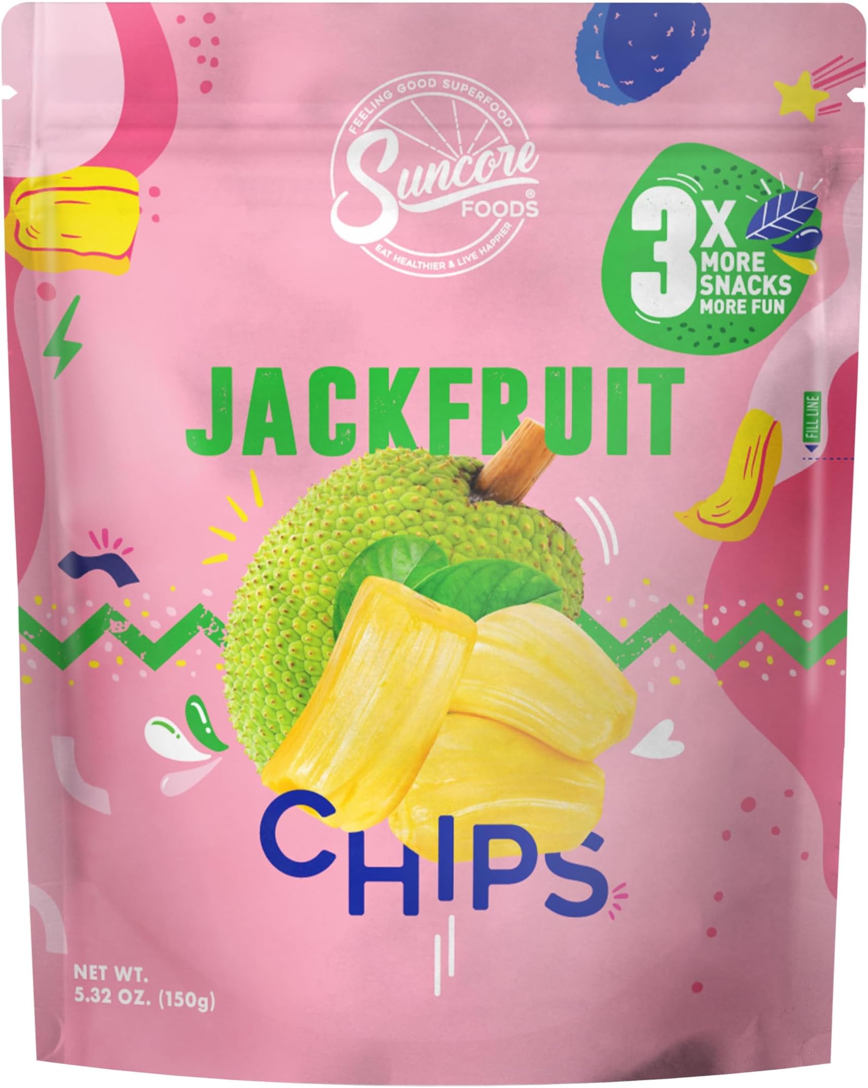 Amazon.com: Jan's Buah Dried Jackfruit Bites - Experience Real Fruit ...