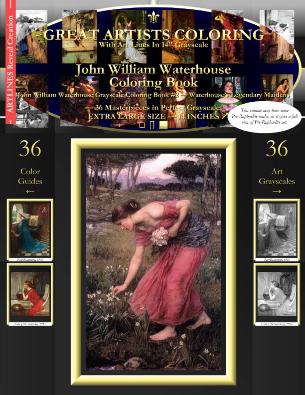Buy John William Waterhouse Coloring Book: John William Waterhouse ...