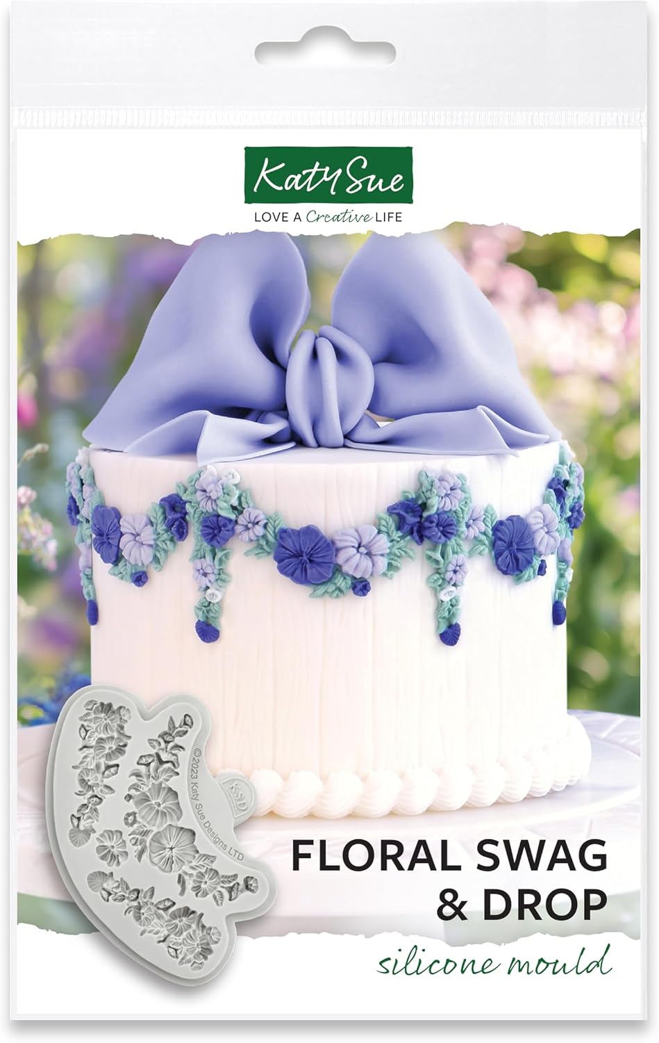 Amazon.com: Katy Sue Floral Swag & Drop Silicone Mold For Cake, Cookie ...