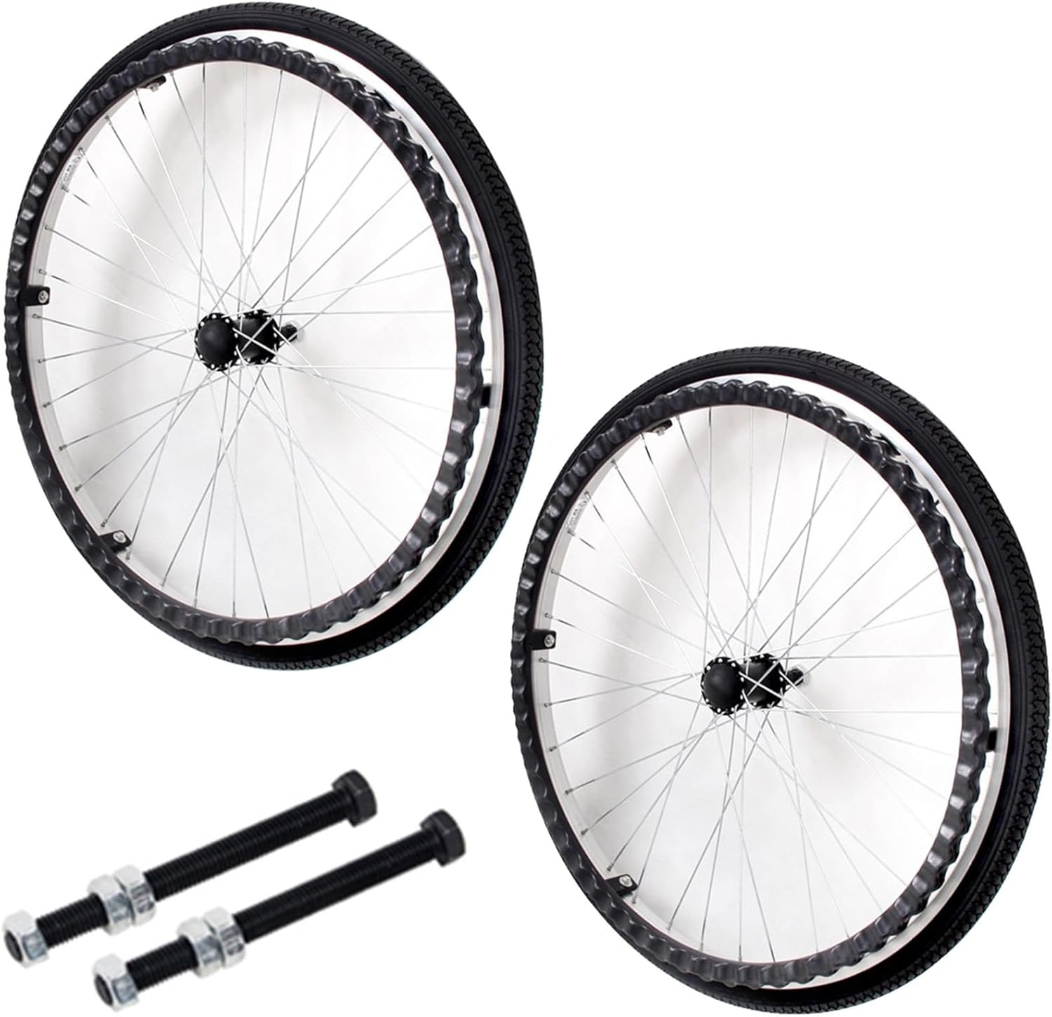 Amazon.com: 22×1.75 Wheelchair Rear Wheels Replacement Accessories, Non ...