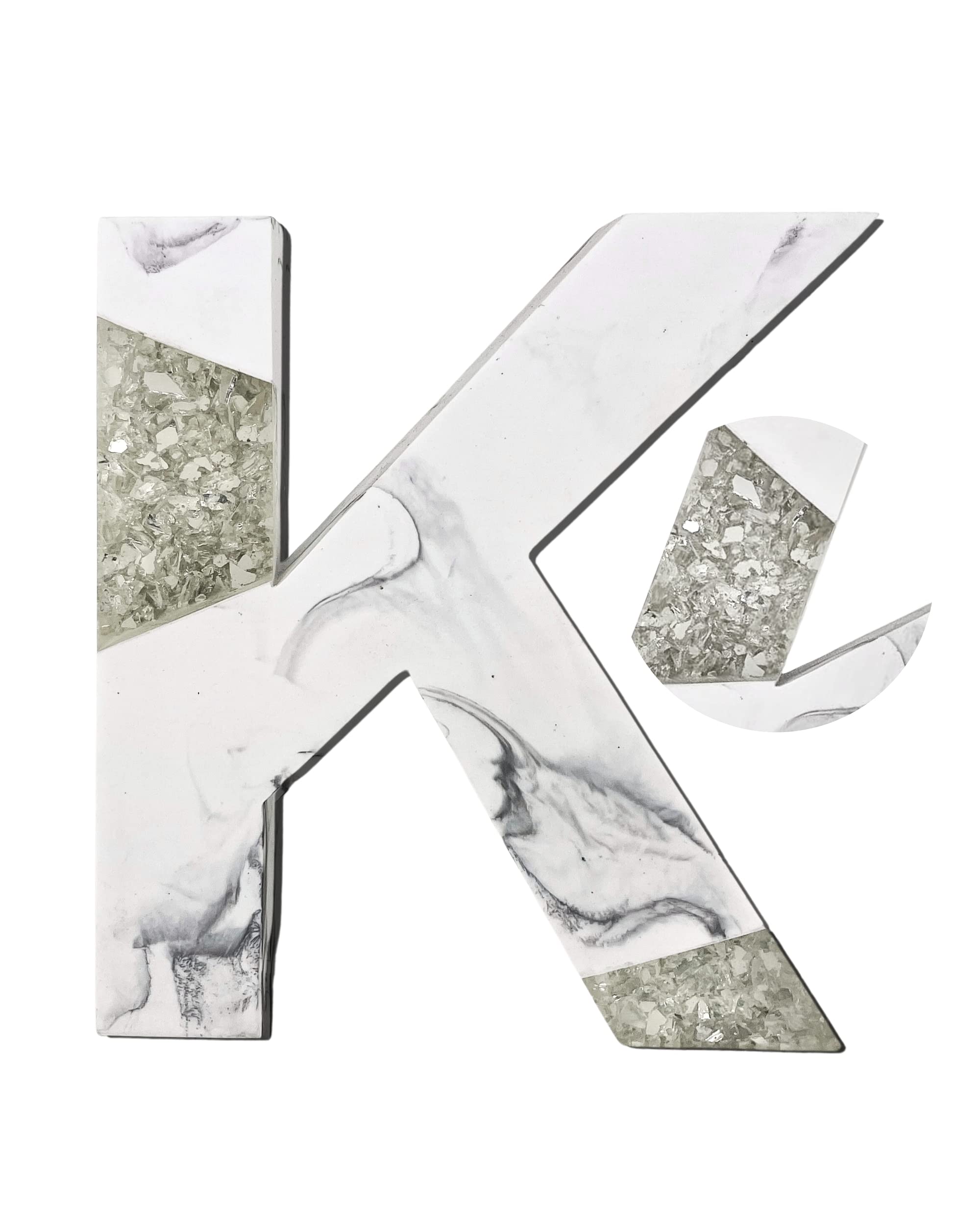 Marble White Tabeltop Alphabet Signs for Home Bedroom Office Wedding ...