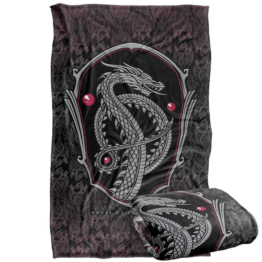 Amazon.com: House of The Dragon Blanket, 36"x58" Dragon Frame Silky ...