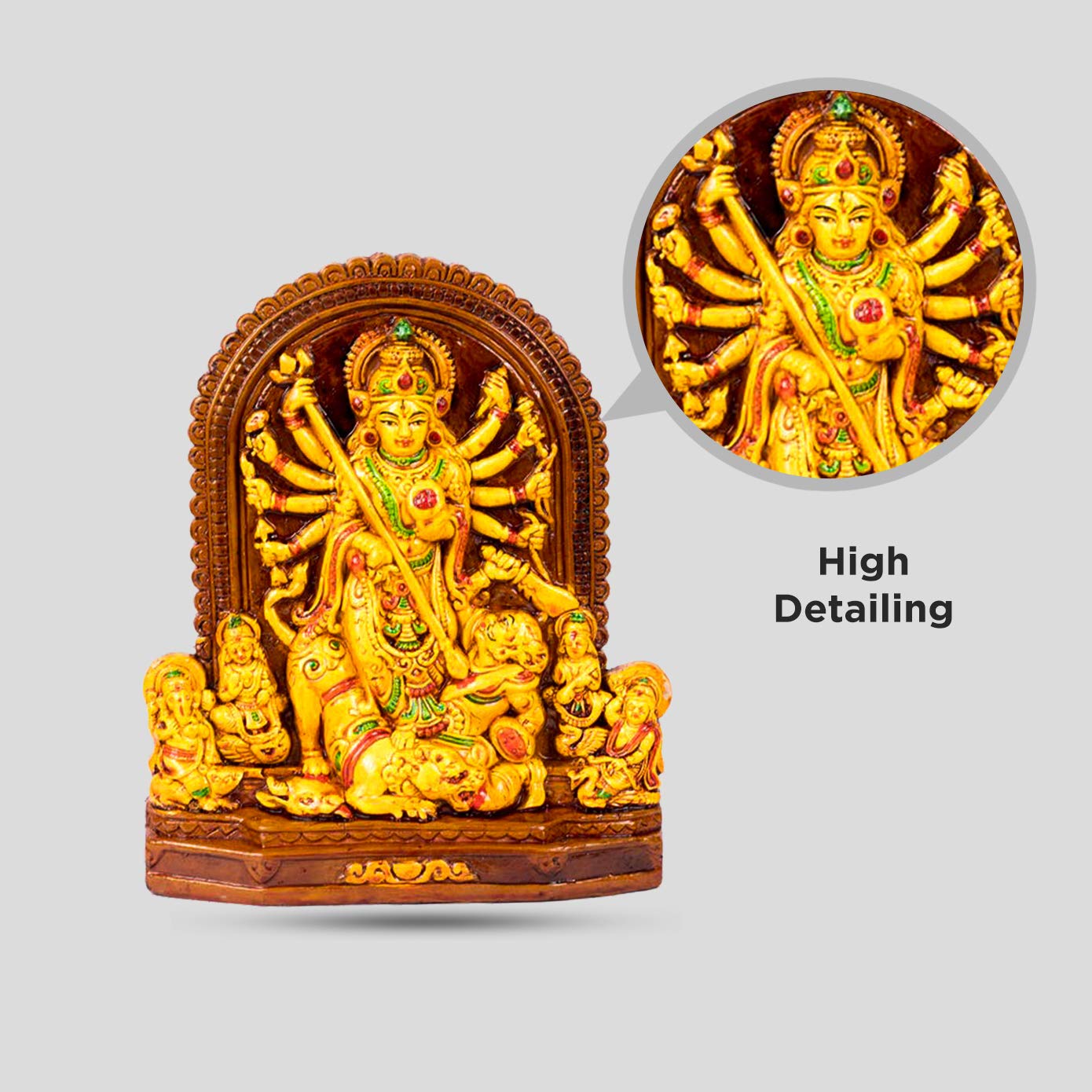Buy Rare Planet Maa Durga Murti, Goddess Durga Idol for Home and Office ...