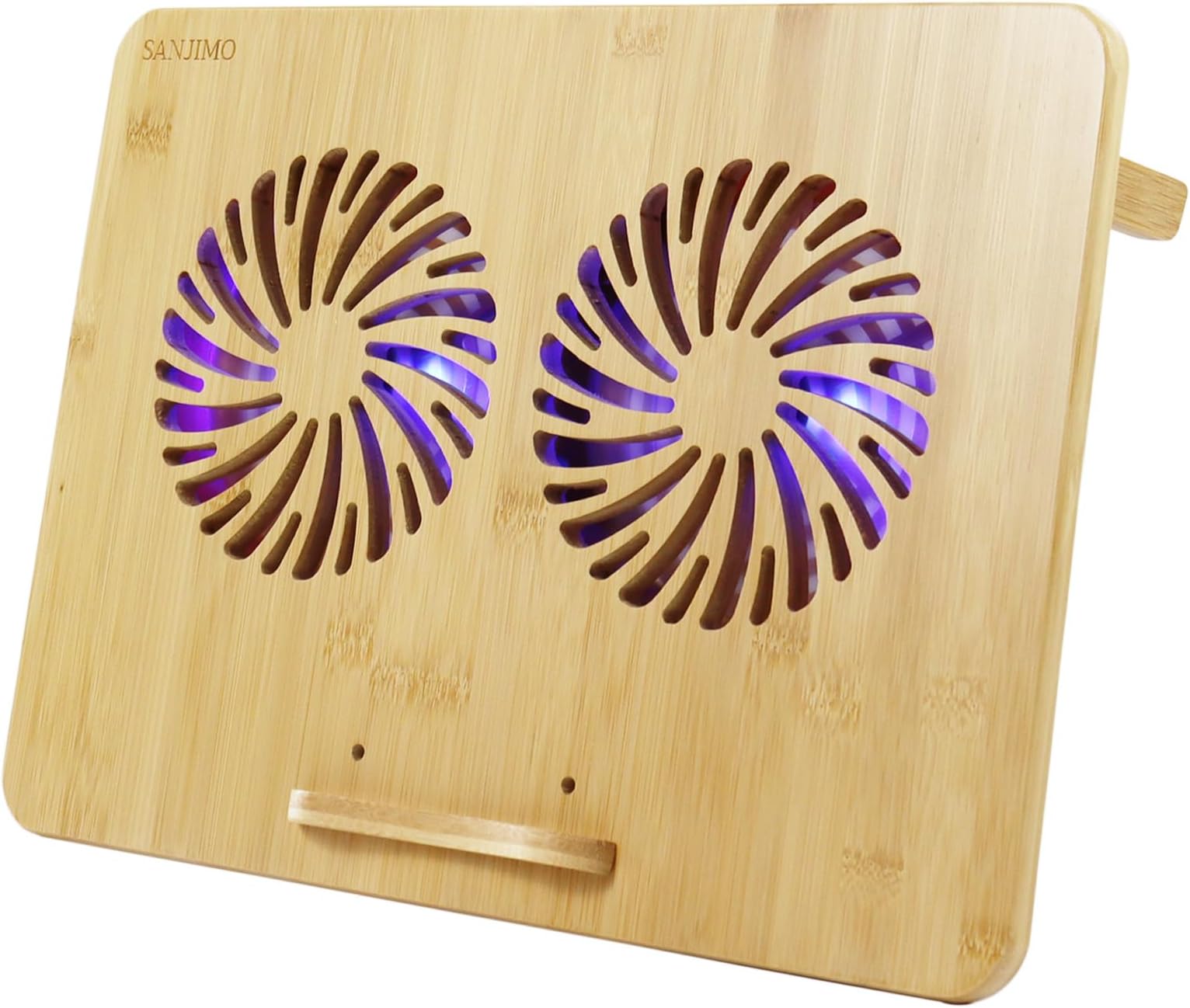 Amazon.com: SANJIMO Laptop Cooling Pad, Bamboo Furniture Portable ...