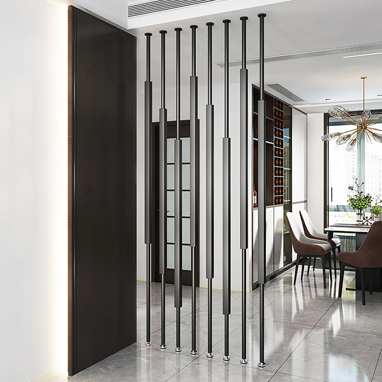 Modern Room Divider Post 50 100 150 200 250 300 Cm High, Custom Size ...