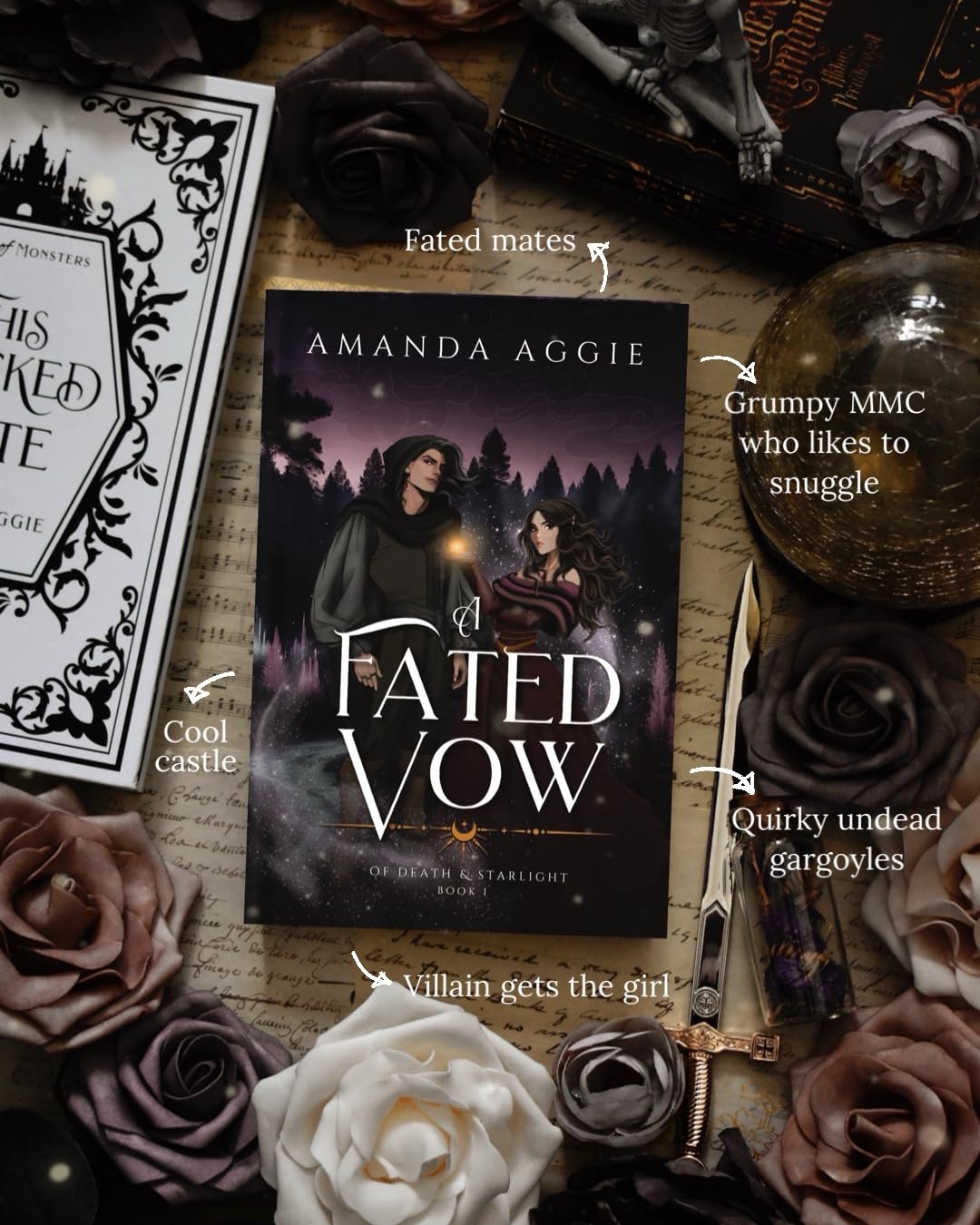 A Fated Vow (Of Death & Starlight): Aggie, Amanda: 9798321763568 ...