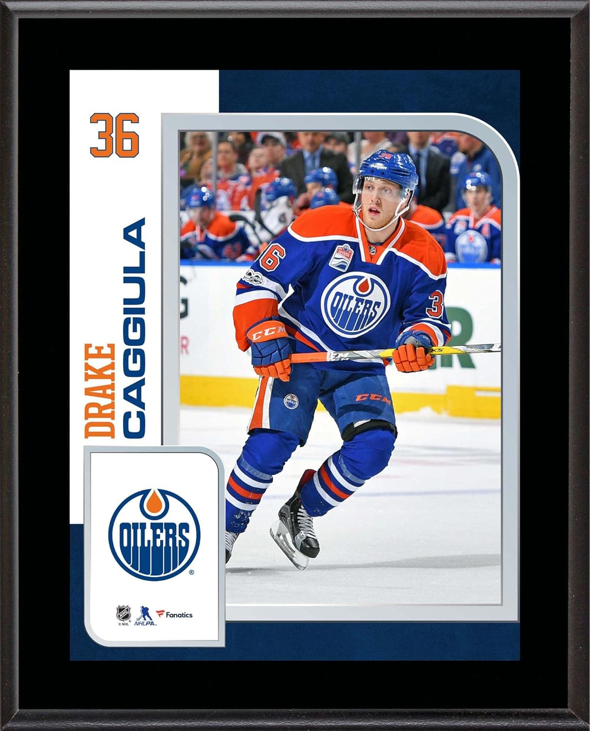 Drake Caggiula Edmonton Oilers 10.5" x 13" Sublimated Player Plaque ...