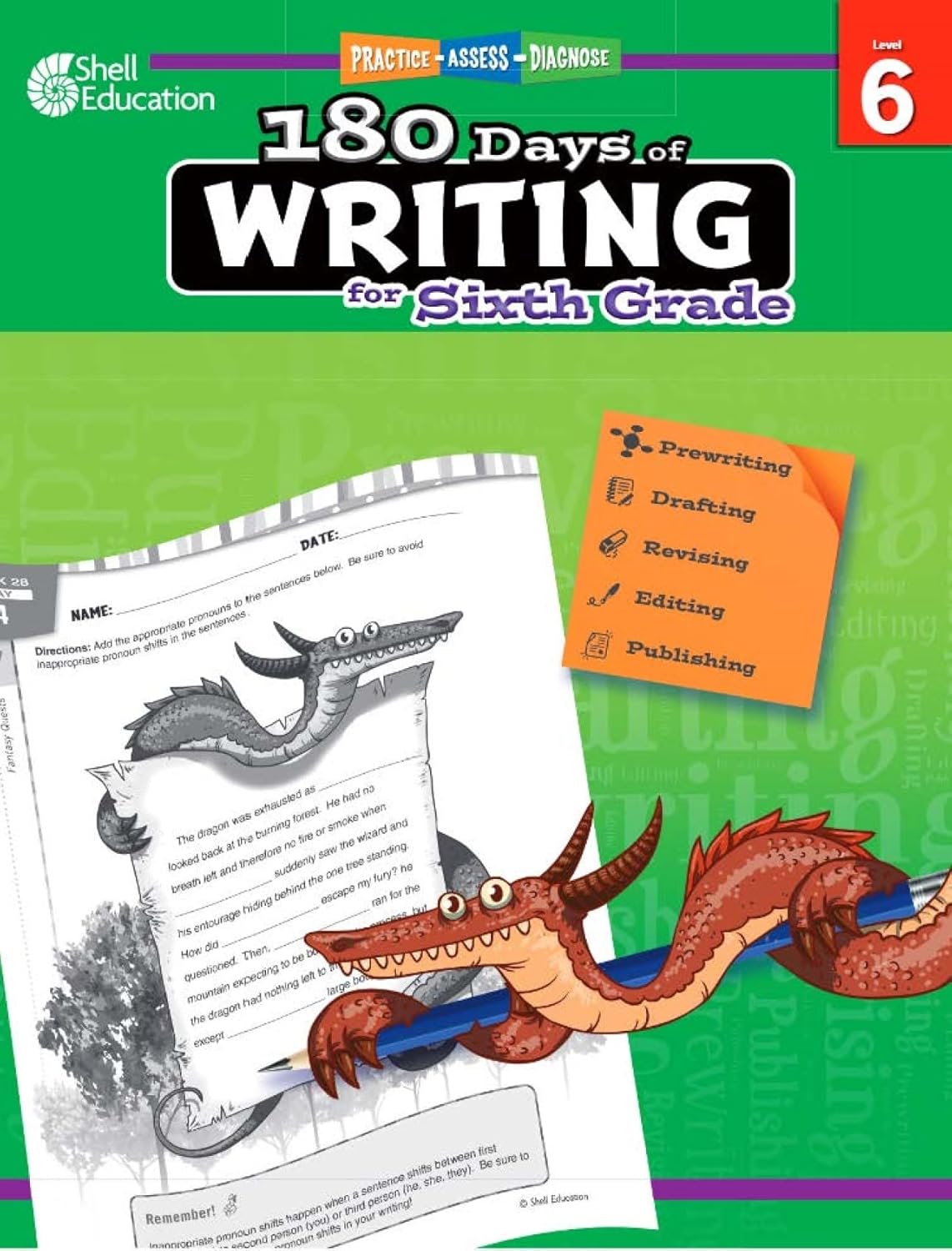 Amazon | 180 Days(tm) Writing for Sixth Grade: Practice, Assess ...