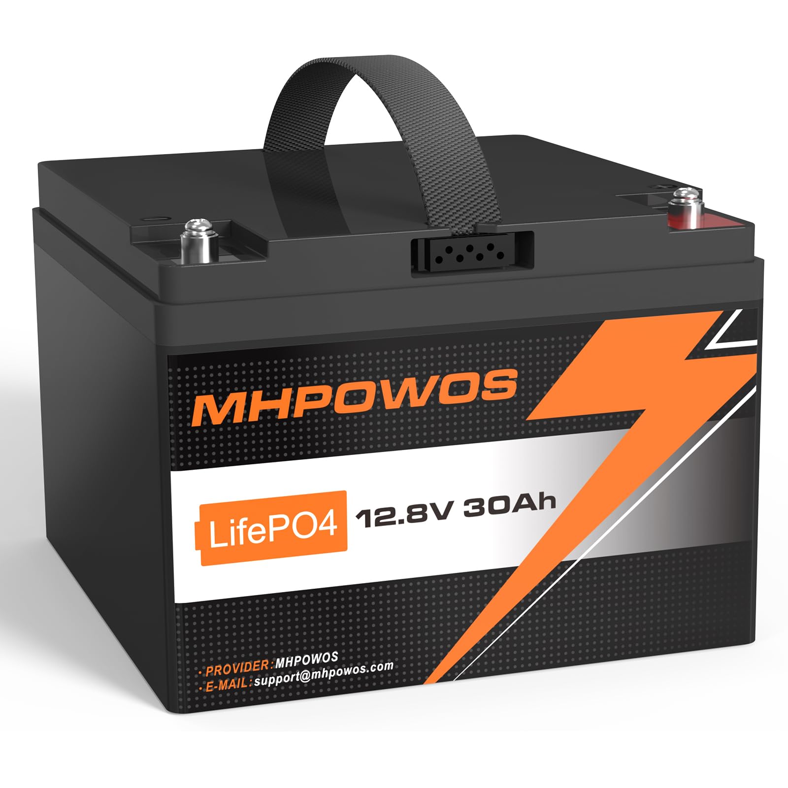 Amazon.com: MHPOWOS 12V 30Ah LiFePO4 Lithium Battery, Built-in 30A BMS ...