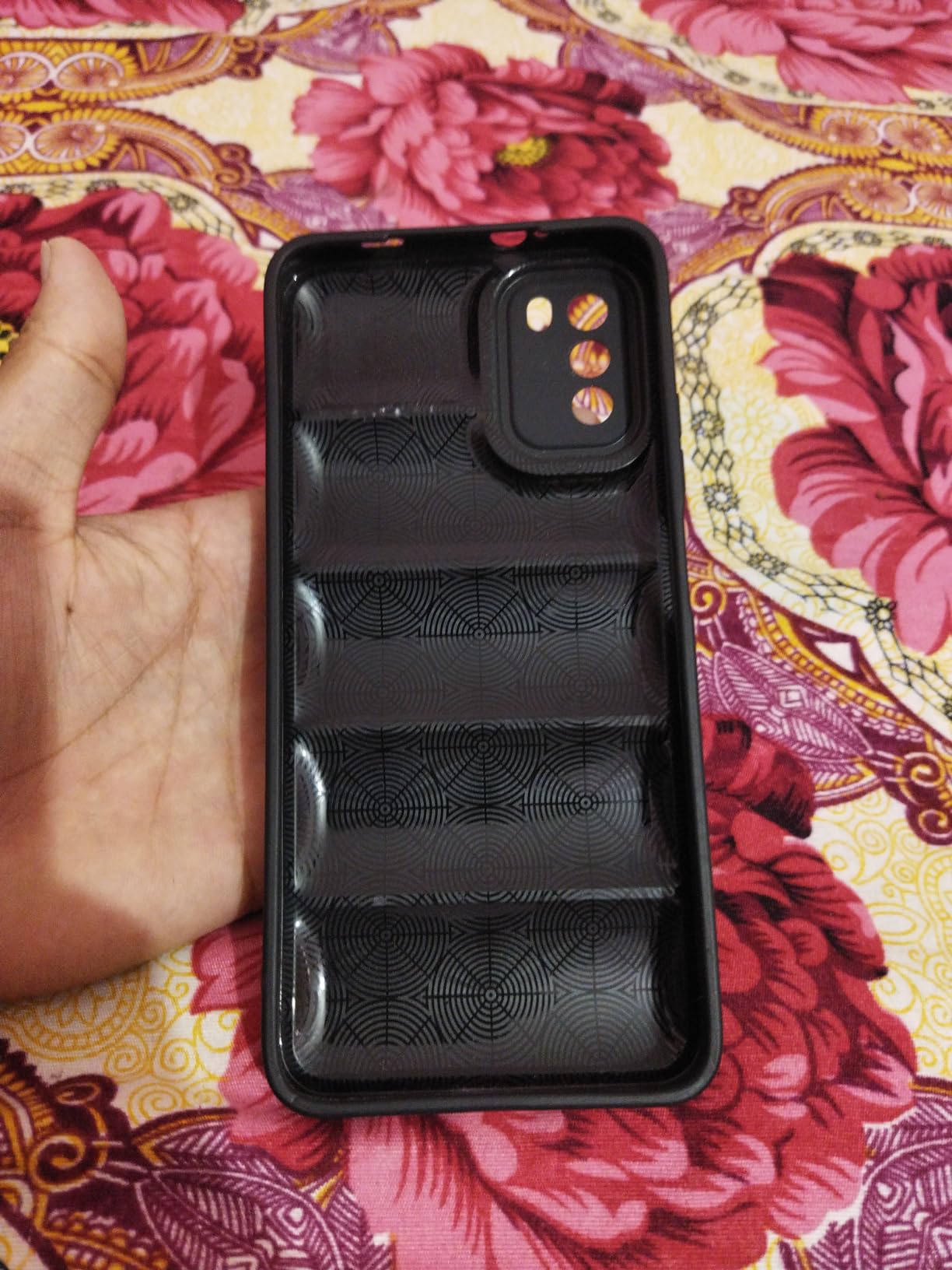 Plus Puffer Case Camera Protection Soft Back Cover for Poco M3 - Black ...