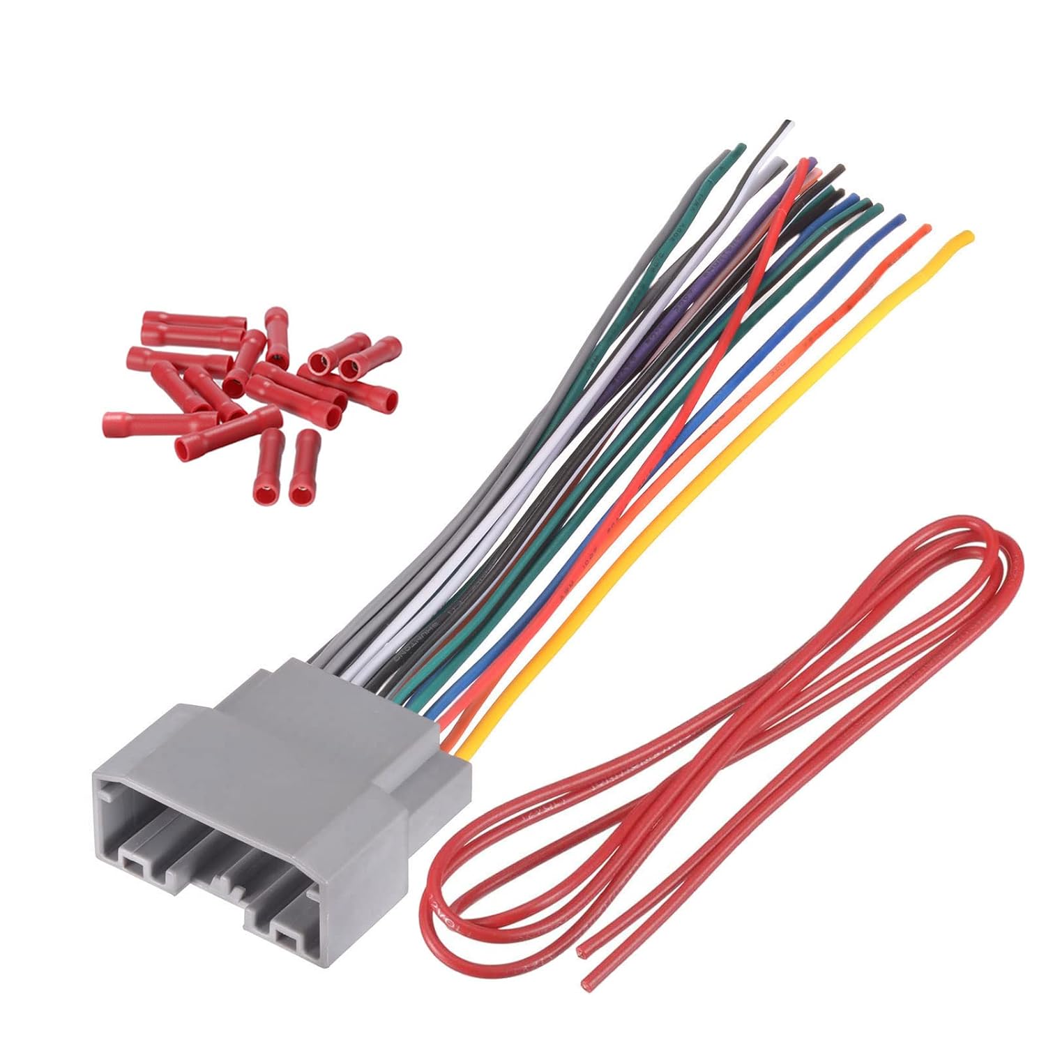 Amazon.com: Bingfu Radio Wiring Harness for Select Vehicle Aftermarket ...