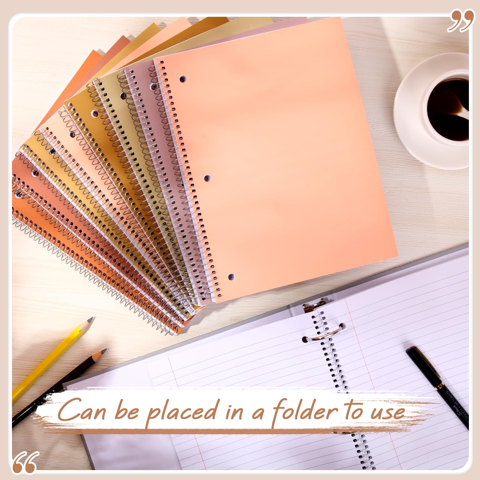 Snapklik.com : Teling 8 Pcs 1 Subject Spiral Notebook Wide Ruled ...