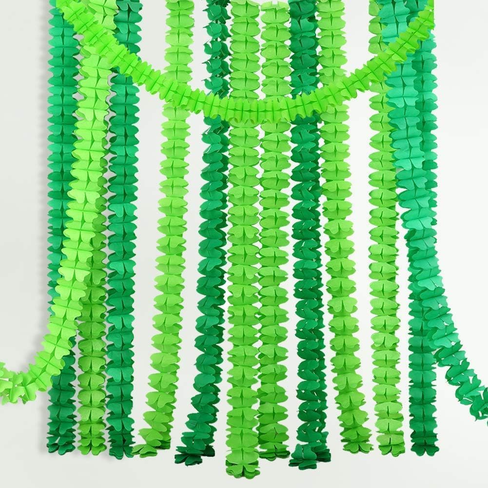 Amazon.com: Cheerland St Patrick Backdrop St Patricks Day Garland ...