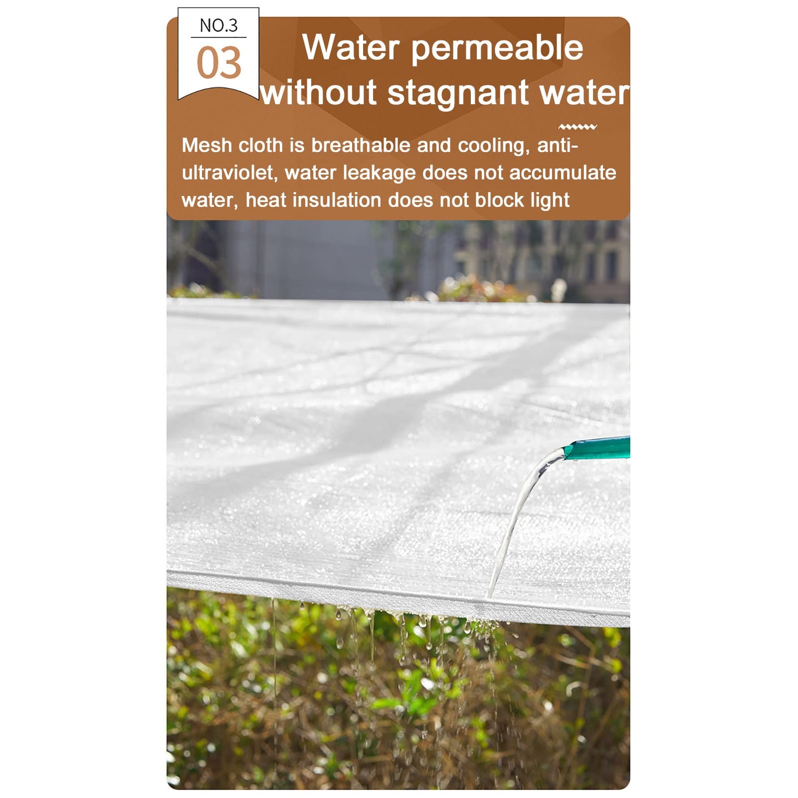 90% Sunblock Shade Cloth, Strong Tensile Strength Shade Netting for ...