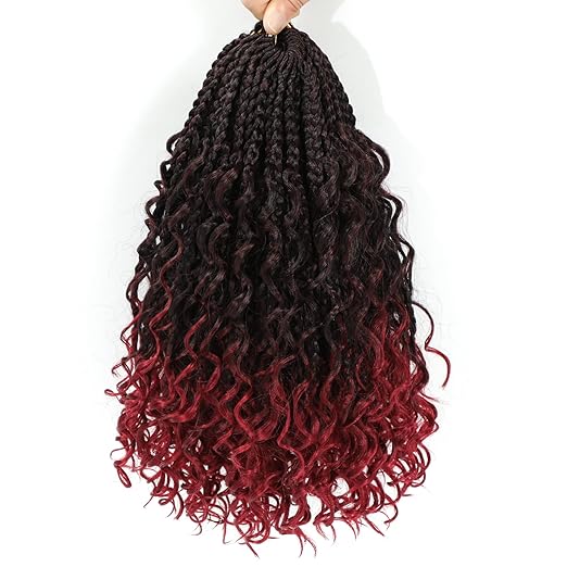 Amazon.com : 8 Packs Crochet Box Braids- 10 Inch Bohomian Box Braid ...