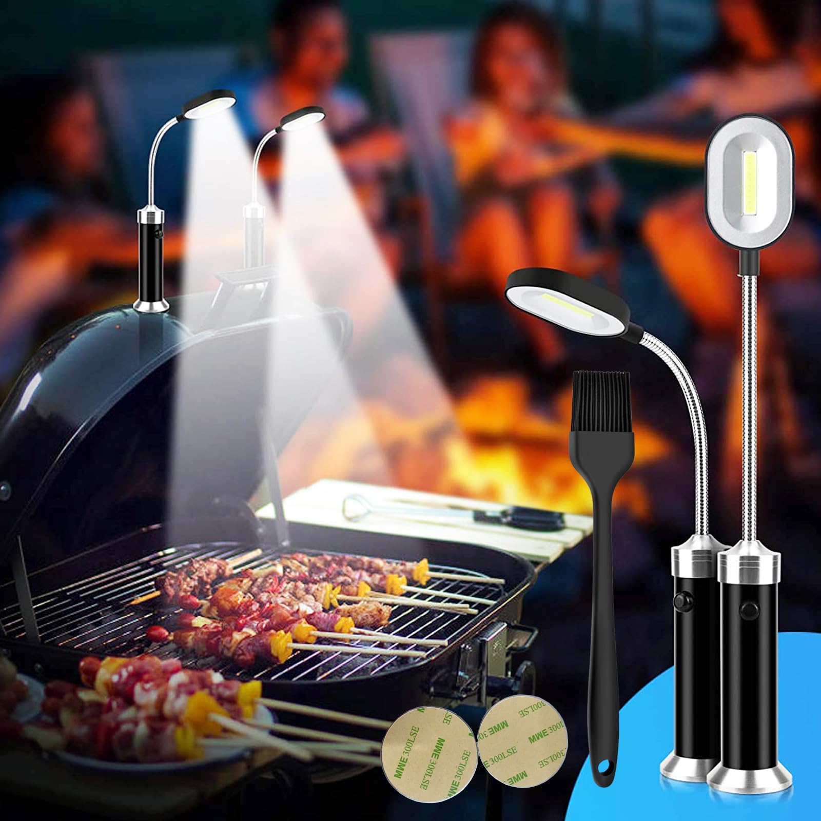 PACETAP Ultra-Bright Barbecue Grill Light with Magnetic Base and 360 ...