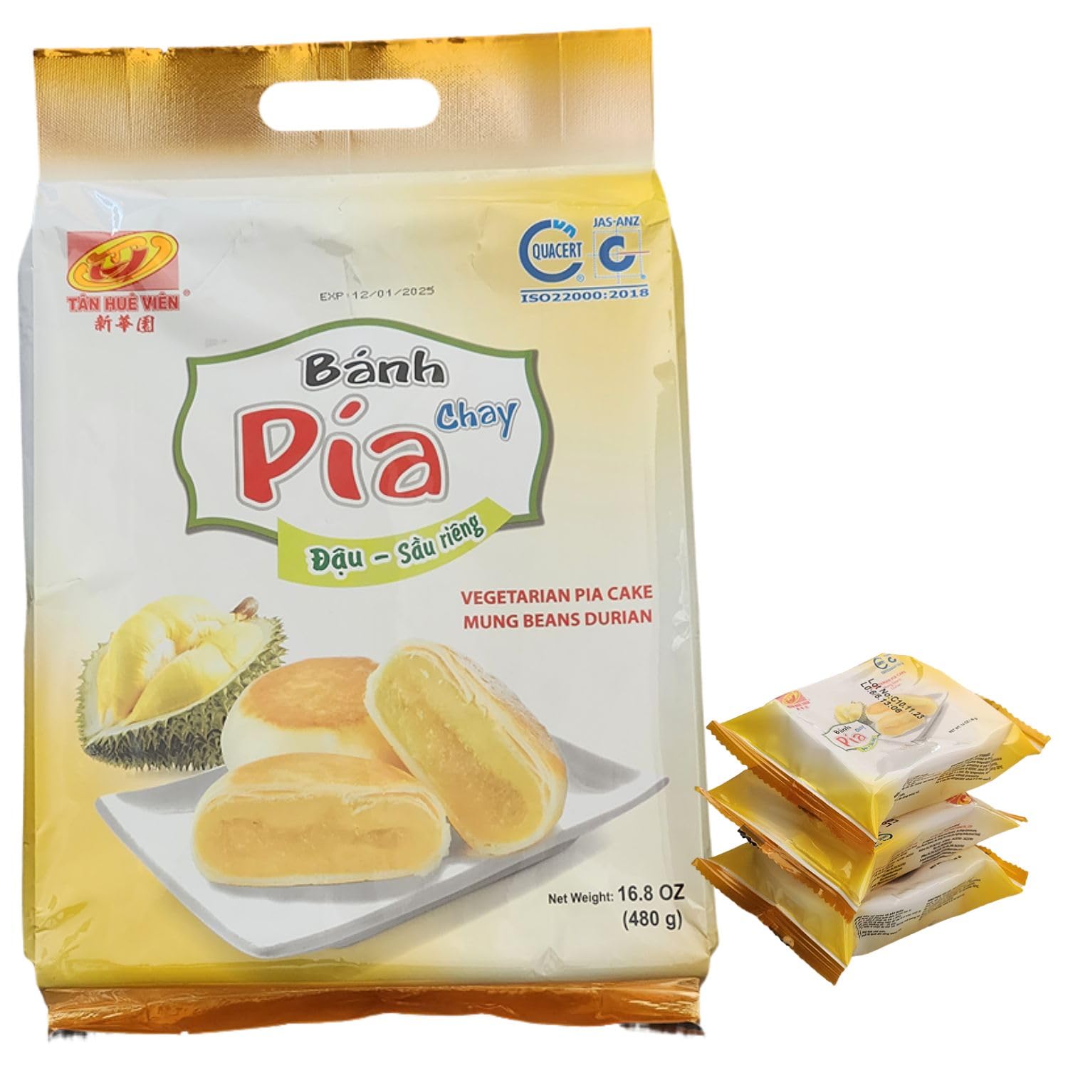 Buy Hopia Mini Cake Tan Hue Vien Banh Pia - Authentic Vietnamese Cake ...
