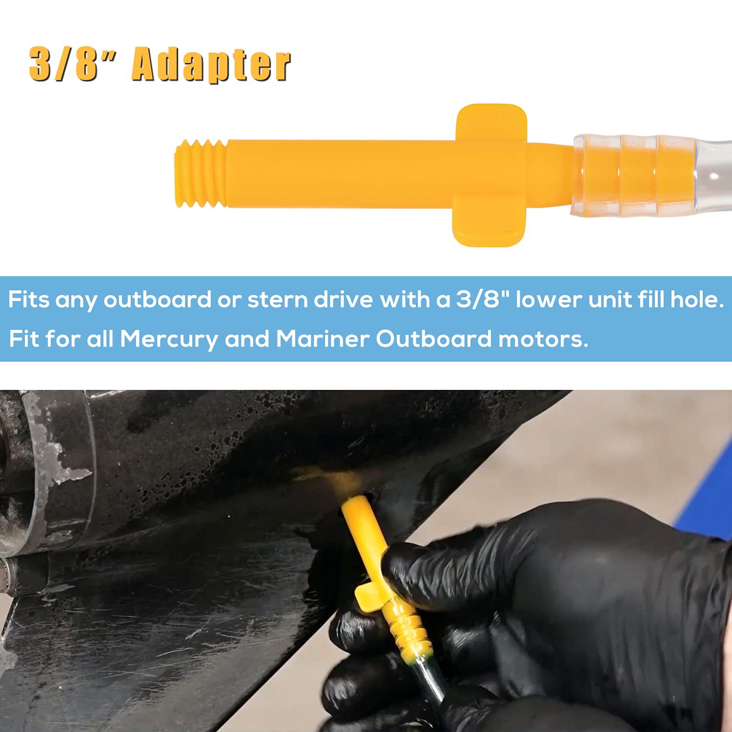 Snapklik.com : Lower Unit Gear Lube Pump For Standard Quart Bottles ...