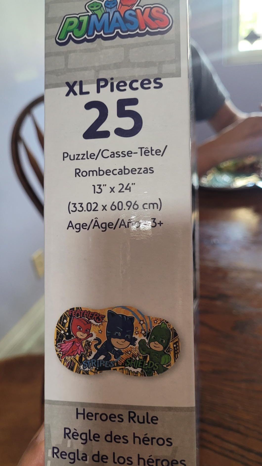 Amazon.com: PJ Masks Foam Jigsaw Puzzle, Large Floor Puzzle, 25 Piece ...