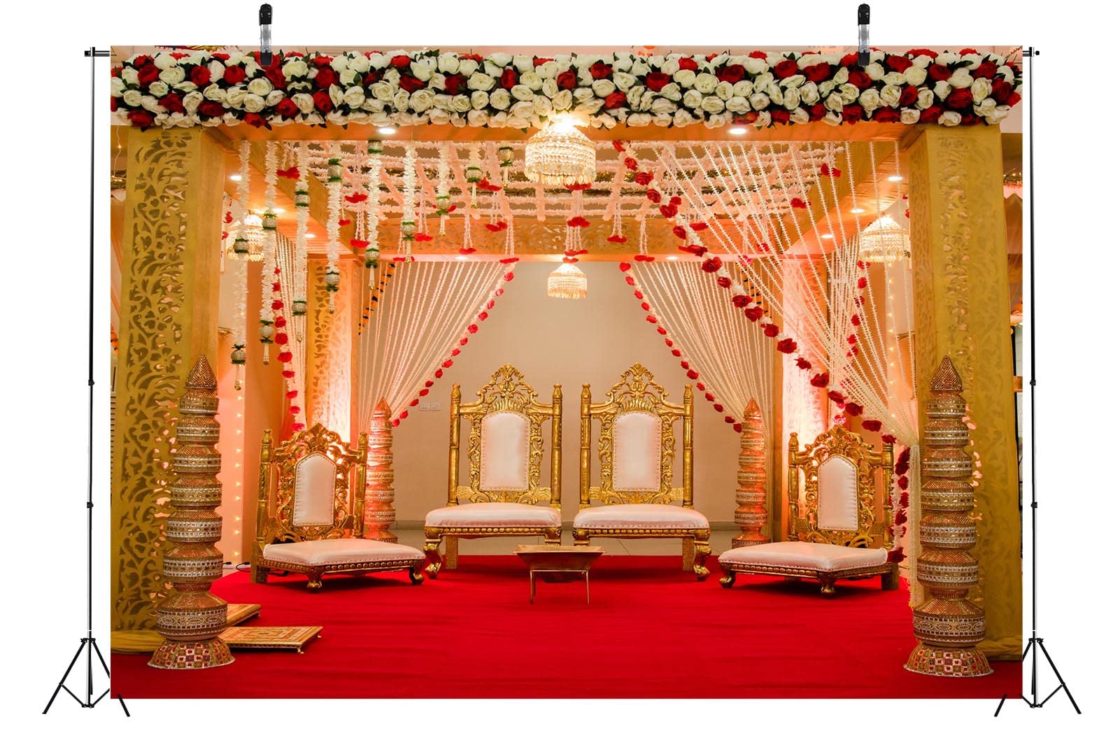 South Indian Wedding Decorations With Flowers Indian Wedding Decor