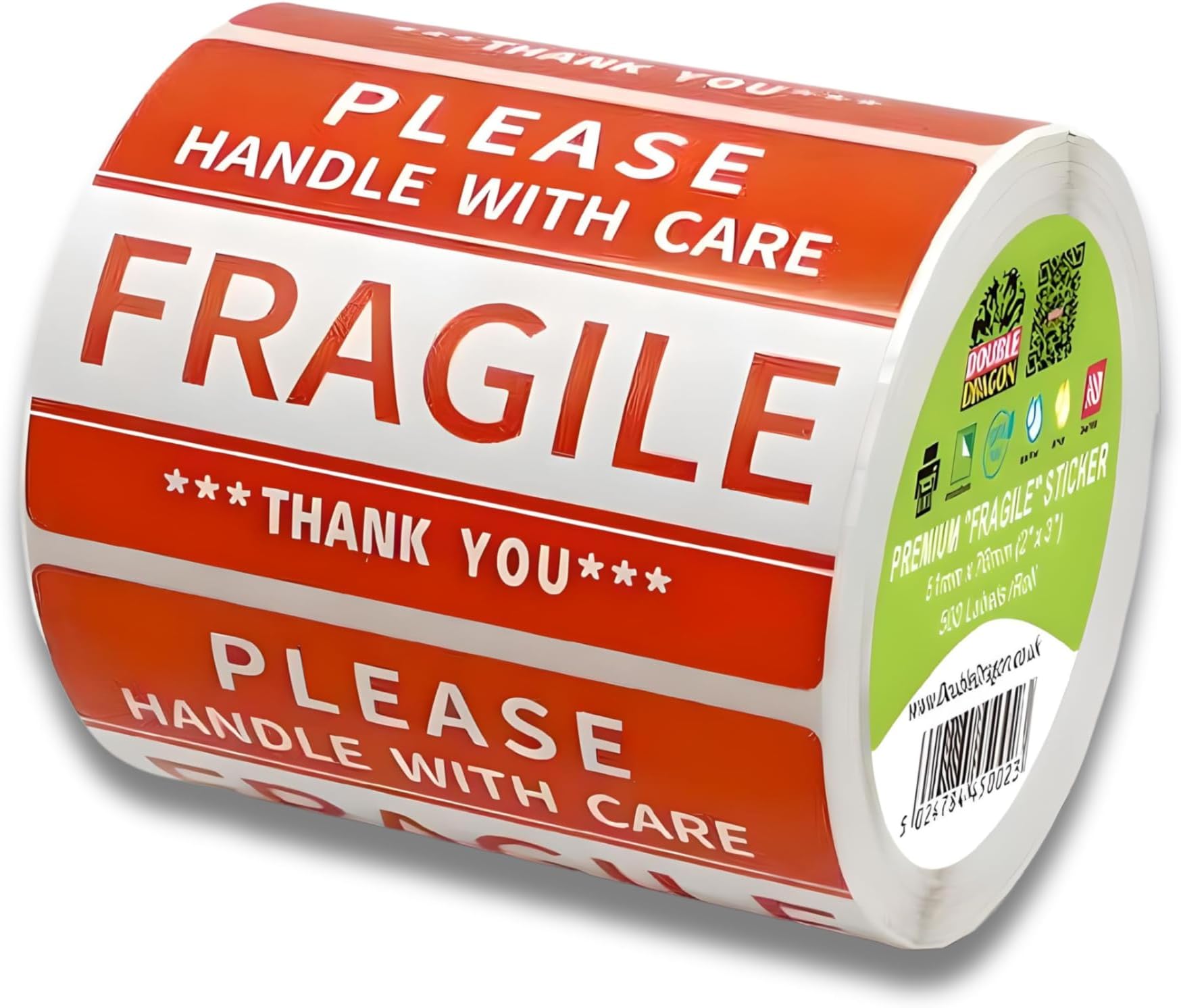 320 Caution Heavy Package Over 15kg Labels for Packing Boxes - 3x2 FBA ...