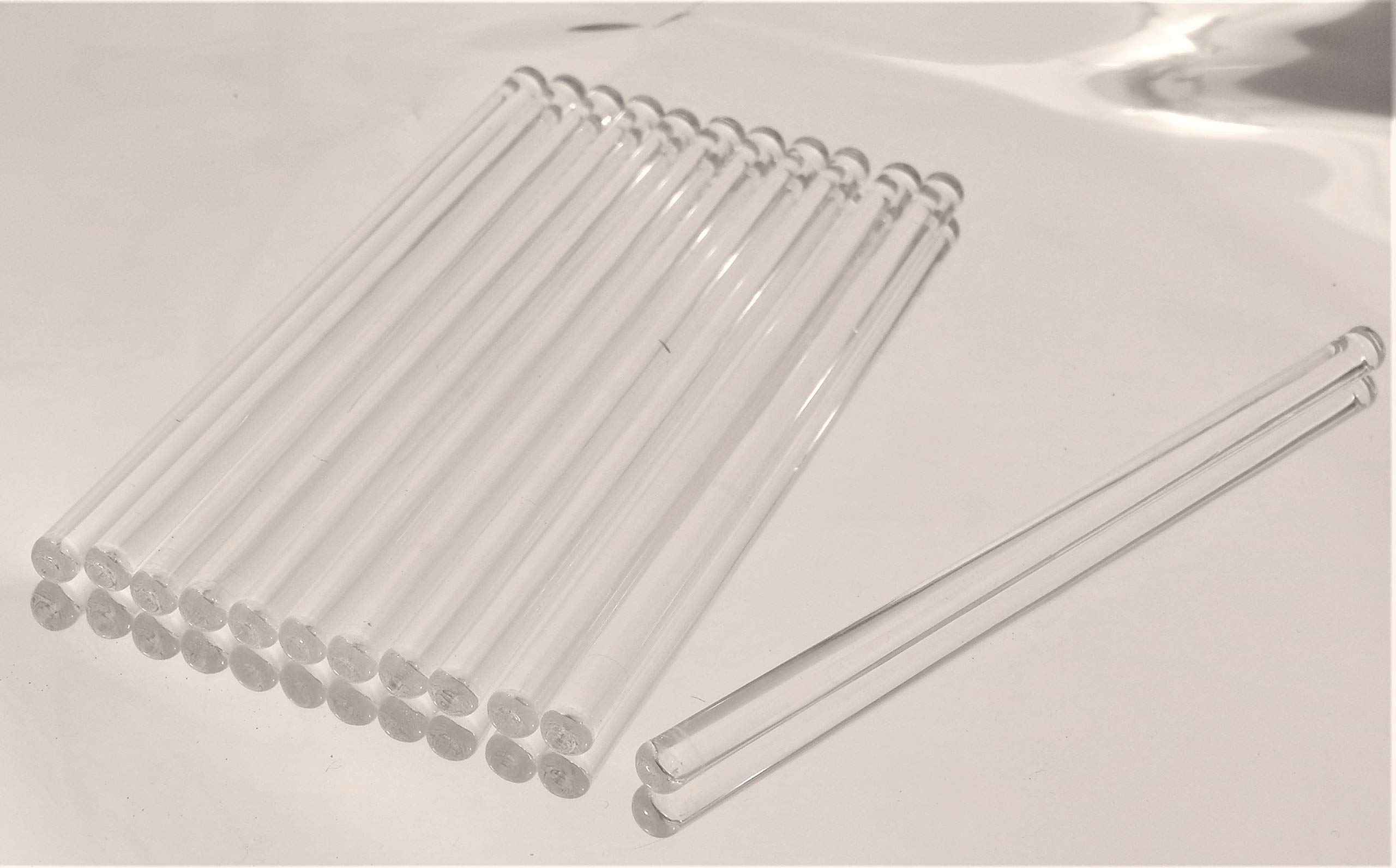 Amazon.com: Pack of 12 Glass Mix Rod, 6 Inch Long, 6 Mm Diameter Mixer ...