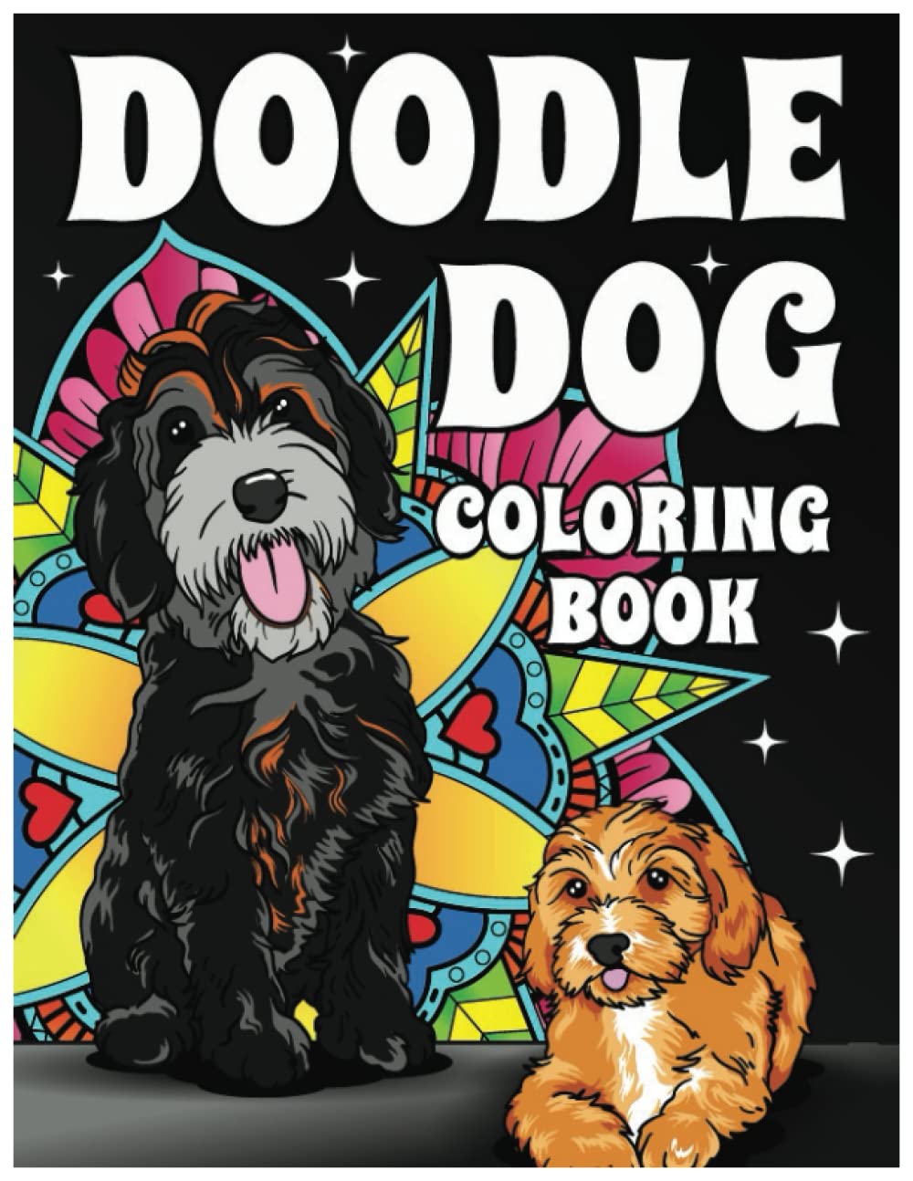 Doodle Dog Coloring Book: Adorable Goldendoodle, Bernedoodle and ...