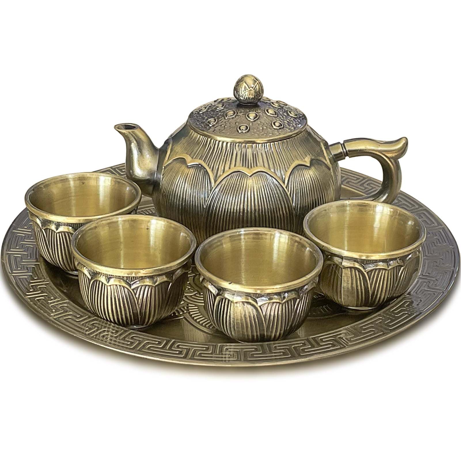 Amazon.com | Chinese Gongfu Tea Set,Traditional Teapot Set Including 4 ...