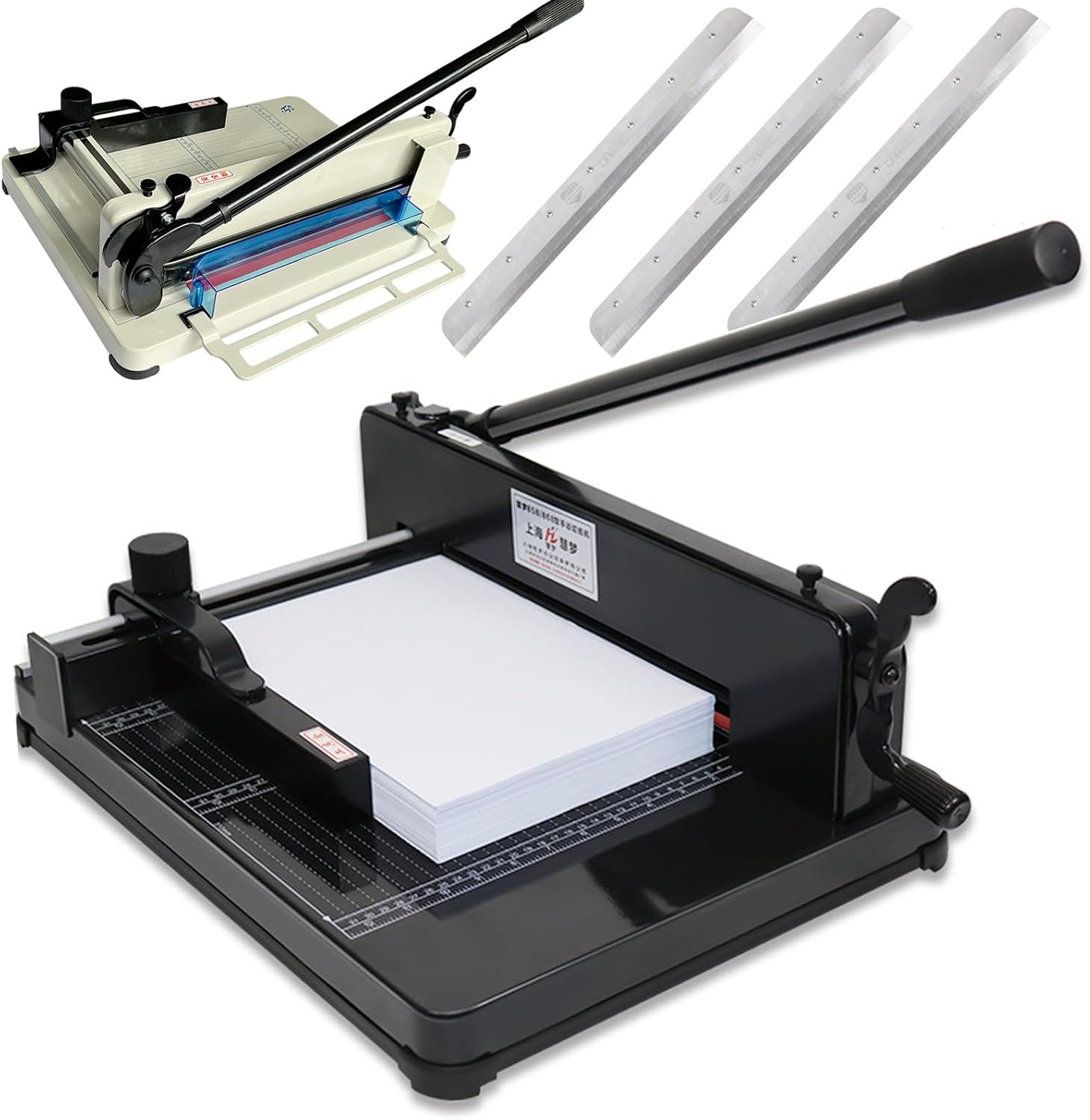 Guillotine Paper Cutter, Guillotine Trimmer, Cuts Up to 400 Sheets, A3 ...