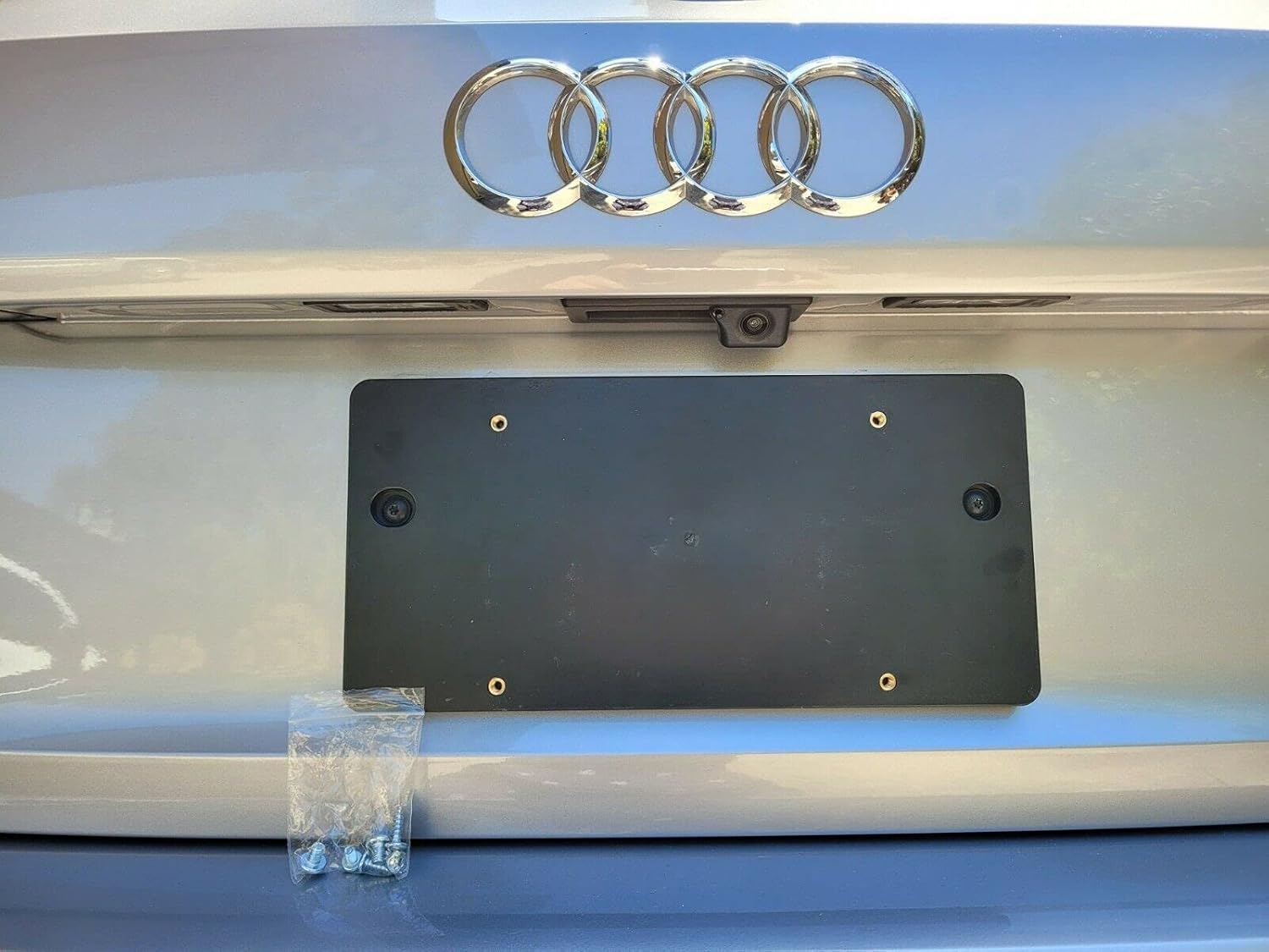 Amazon.com: Rear Trunk lid License Plate Bracket for Audi A4 (A4 ...