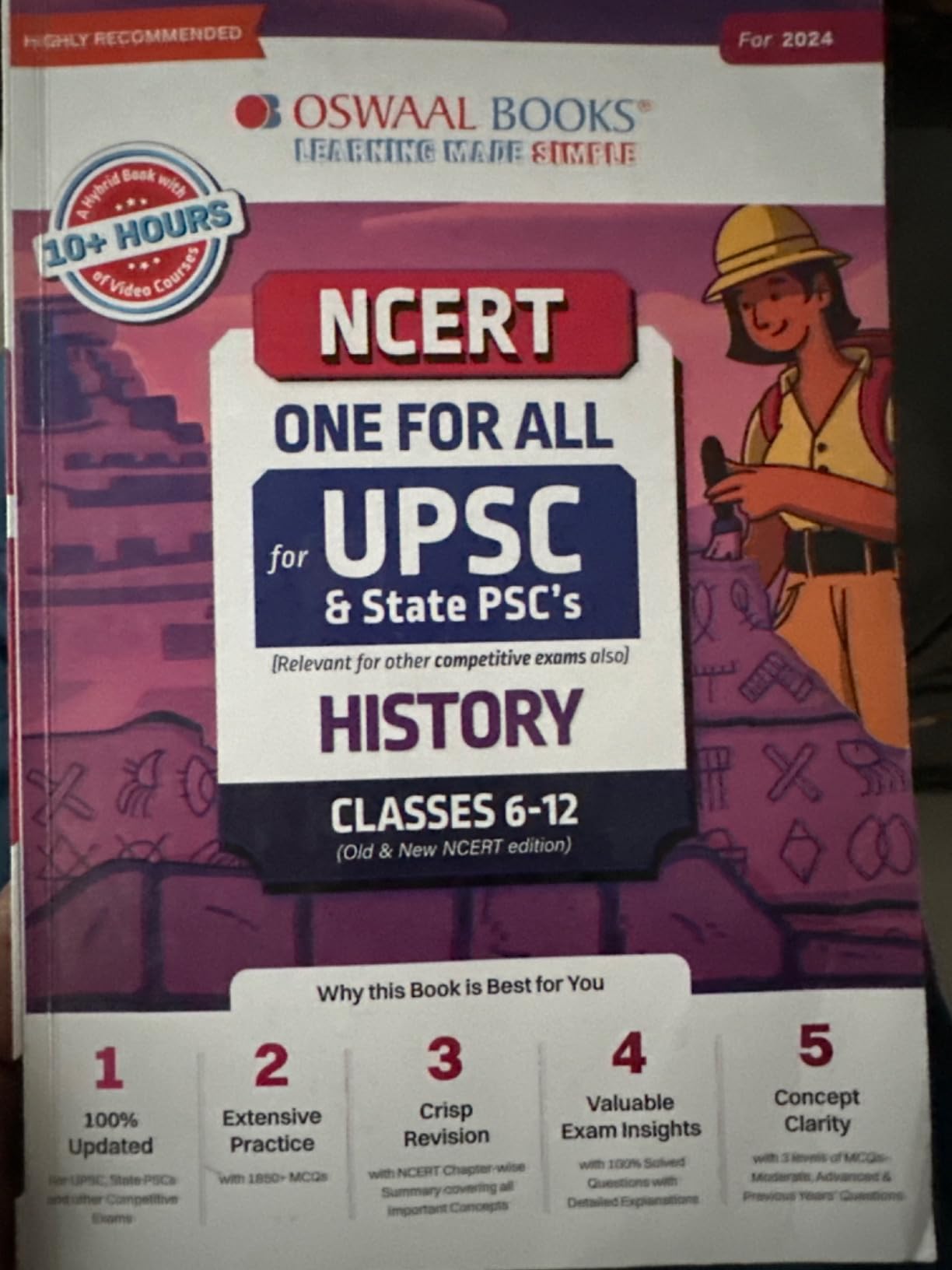 Buy Oswaal NCERT One For All Book for UPSC and State PSCs History Classes 6 to 12 (Old and New ...
