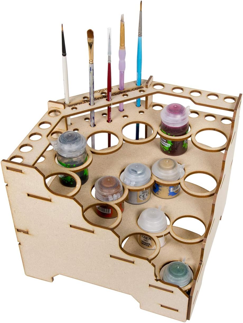 Amazon.com: Tinctor Paint Organizer & Brush Holder - Perfect for ...