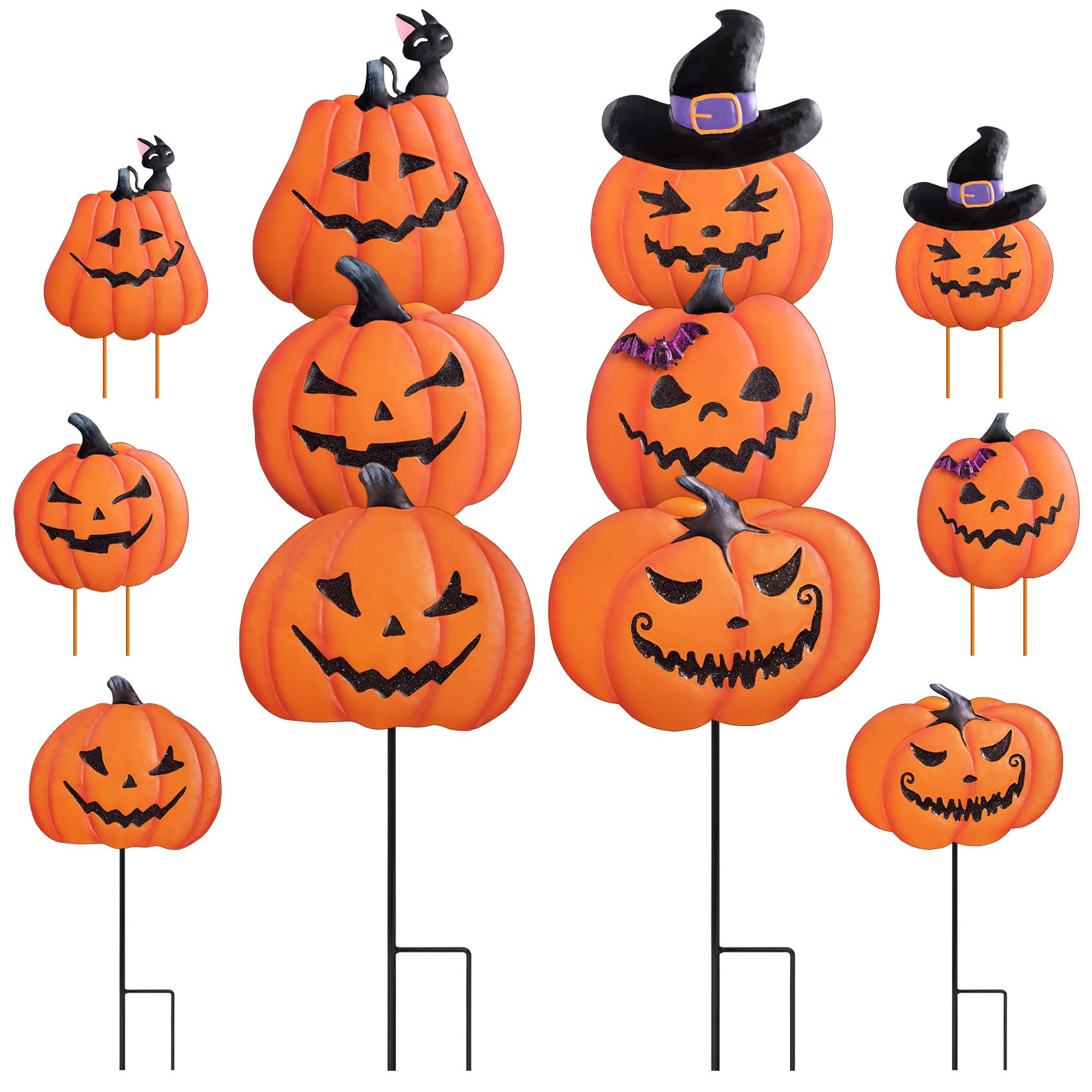 Snapklik.com : Roberly Set Of 6 Halloween Yard Decorations Stakes ...