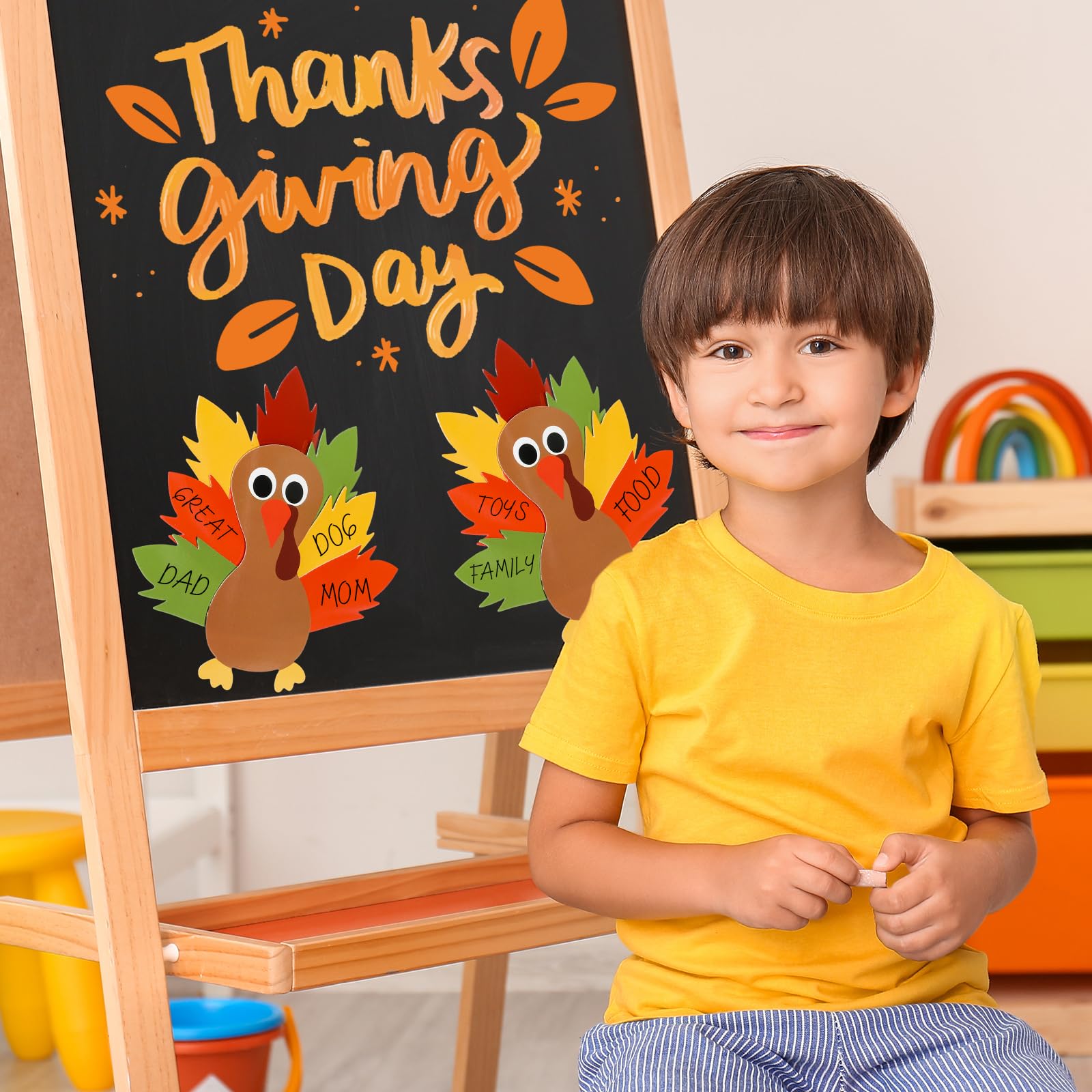 Turkey Decorations For Thanksgiving Zhanmai 118 Pcs Thanksgiving Turkey ...