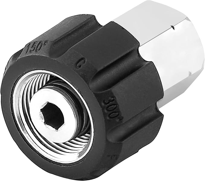 Amazon.com: JOEJET Pressure Washer Adapter, M22 14mm Female Thread to 3 ...