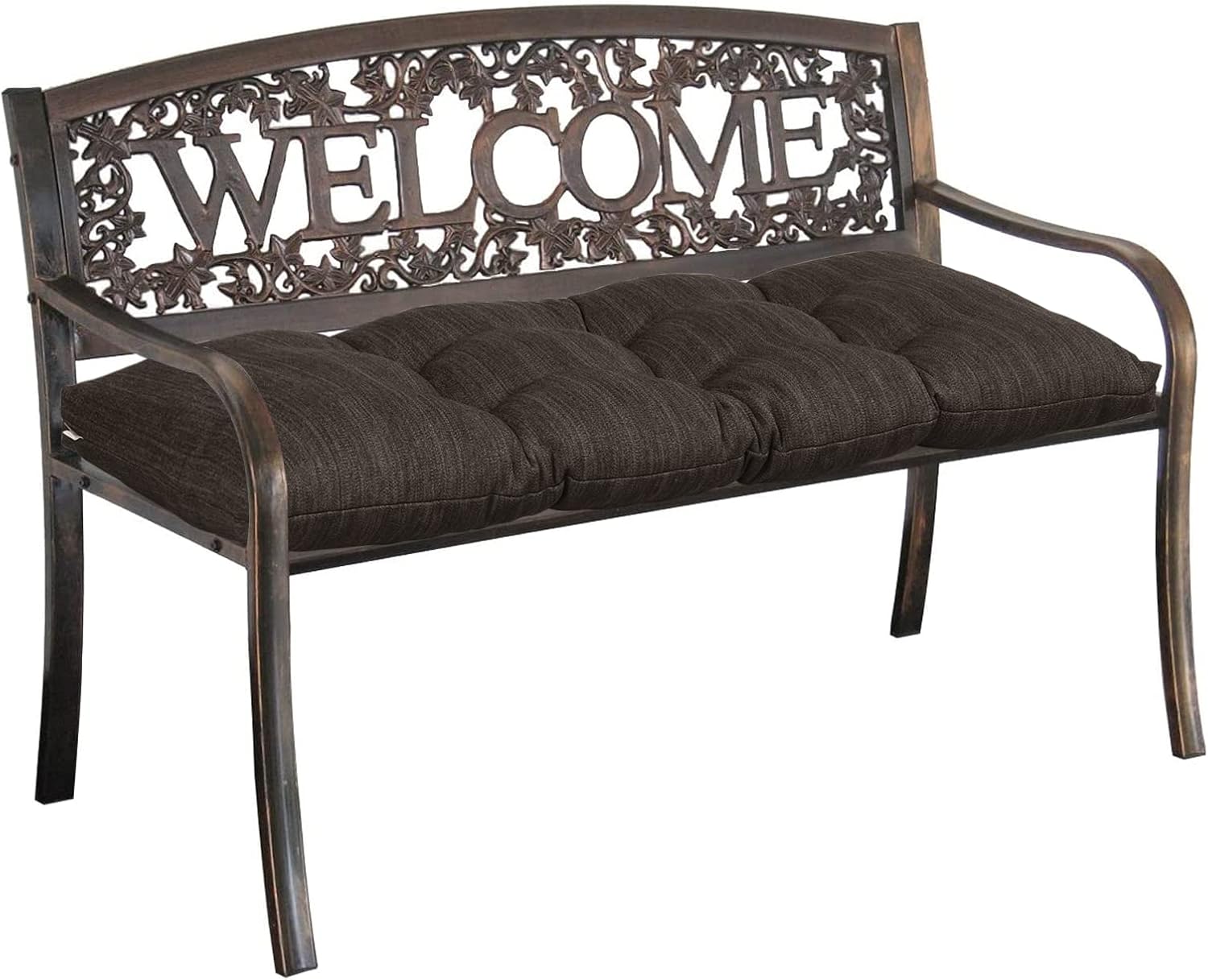 Amazon.com: baibu 36 Inch Classic Solid Color Bench Cushion with Ties ...