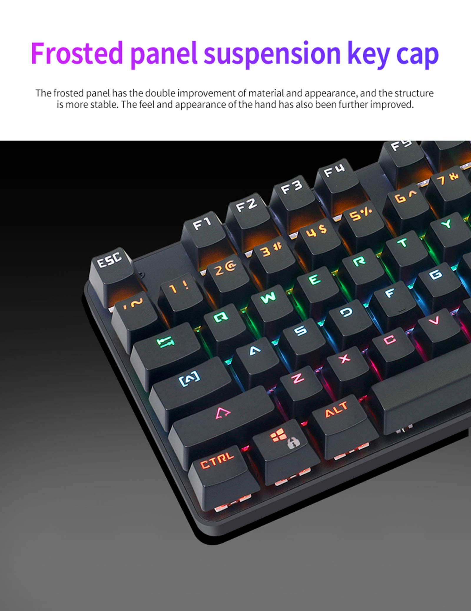 Snapklik.com : FKZ Bajeal Mechanical Keyboard,Hotswap 87 Keys Keyboard ...