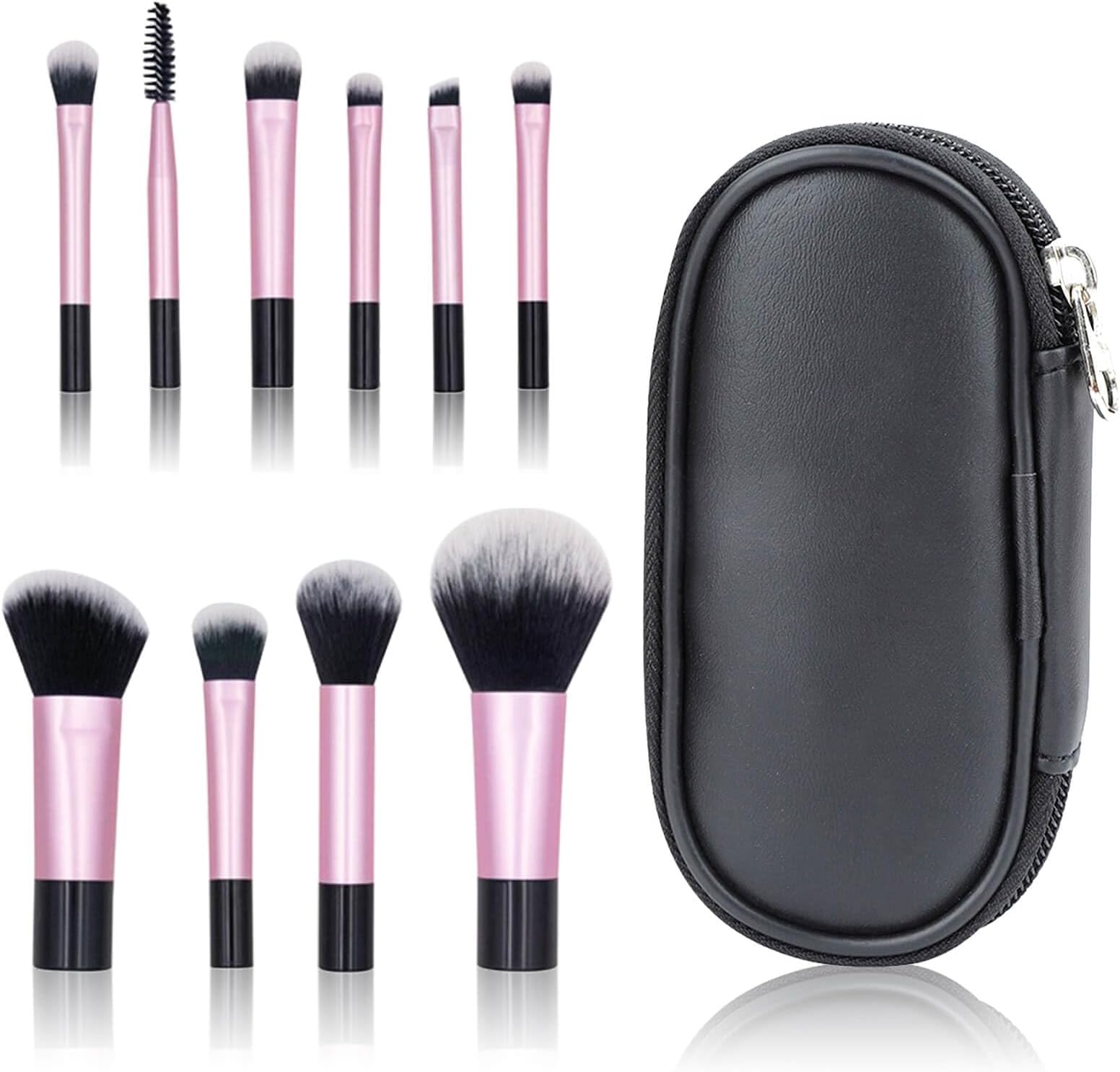 Amazon.com: 10 Pcs Travel Makeup Brush Set Mini Makeup Brushes Travel ...