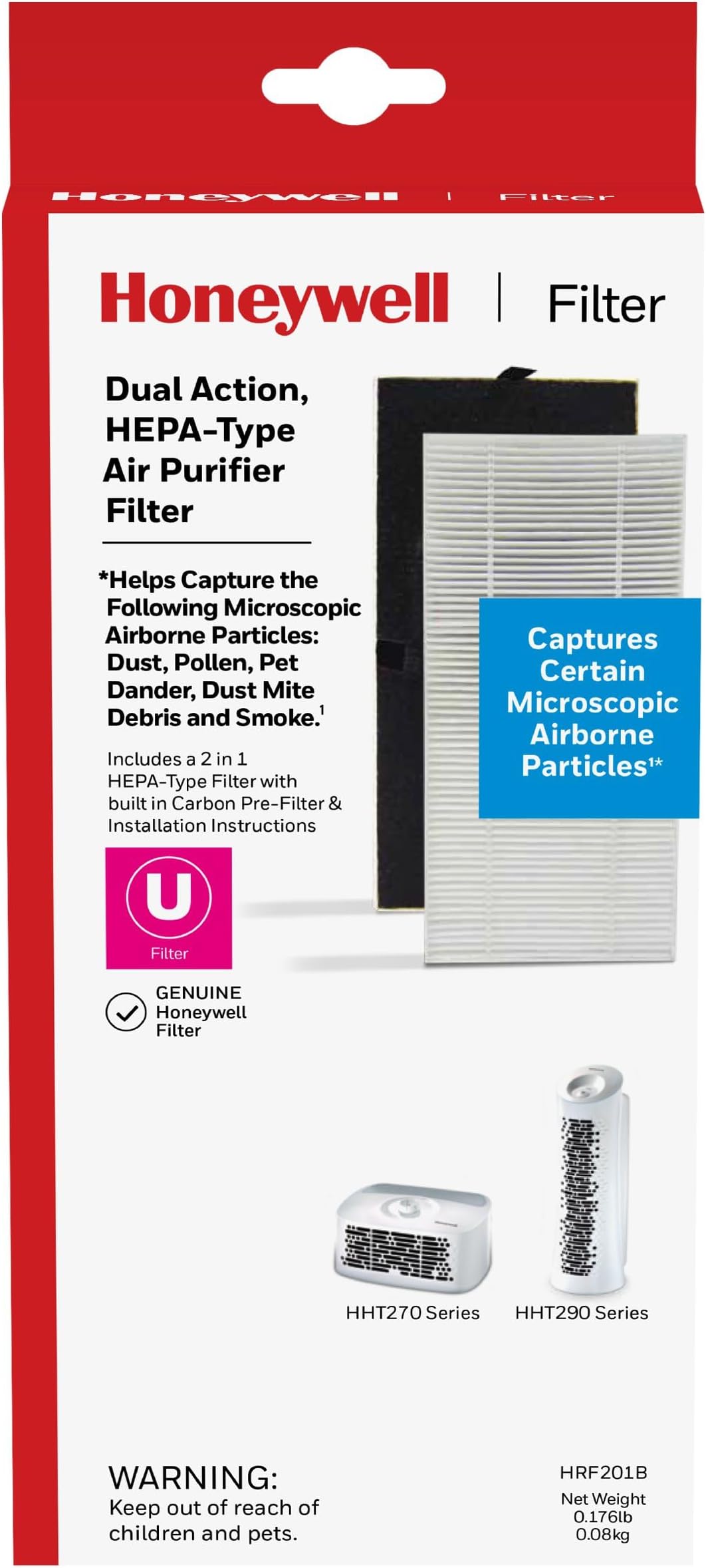 Amazon.com: Honeywell HEPA-Type Air Purifier Filter, U – for HHT270 and ...
