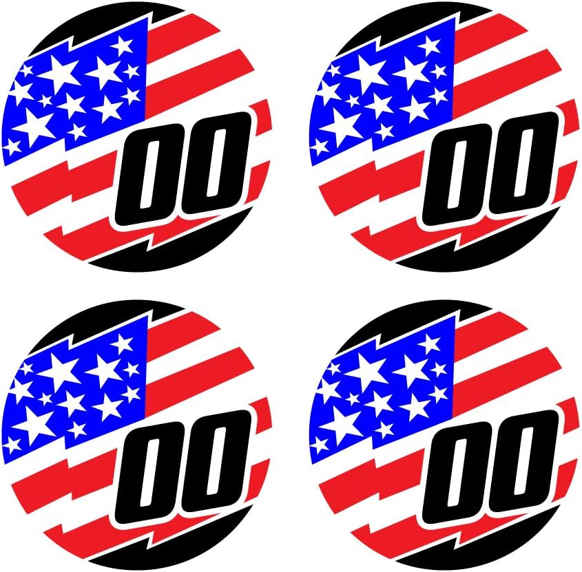 Amazon.com: Custom Baseball Bat Decal Set - USA American Flag Design ...