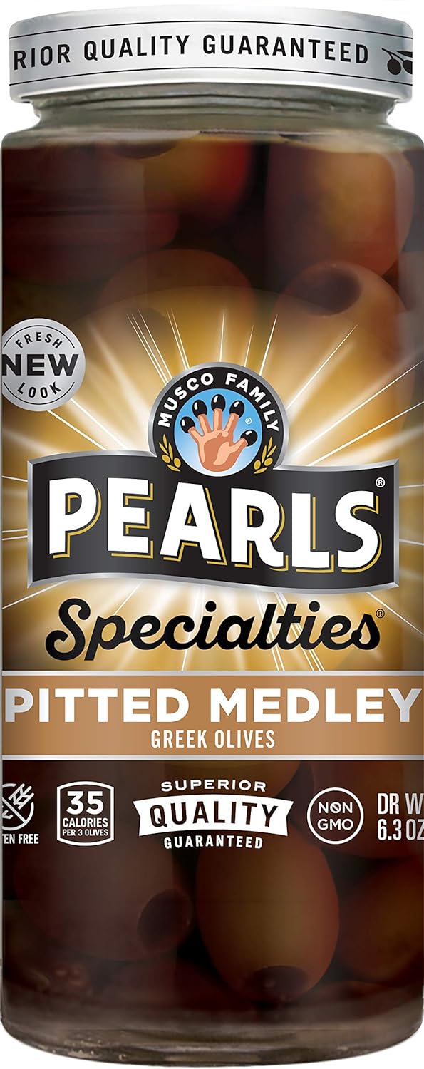 Amazon.com: Pearls Specialties, Pitted Greek Medley Olives, Pack of 6 ...