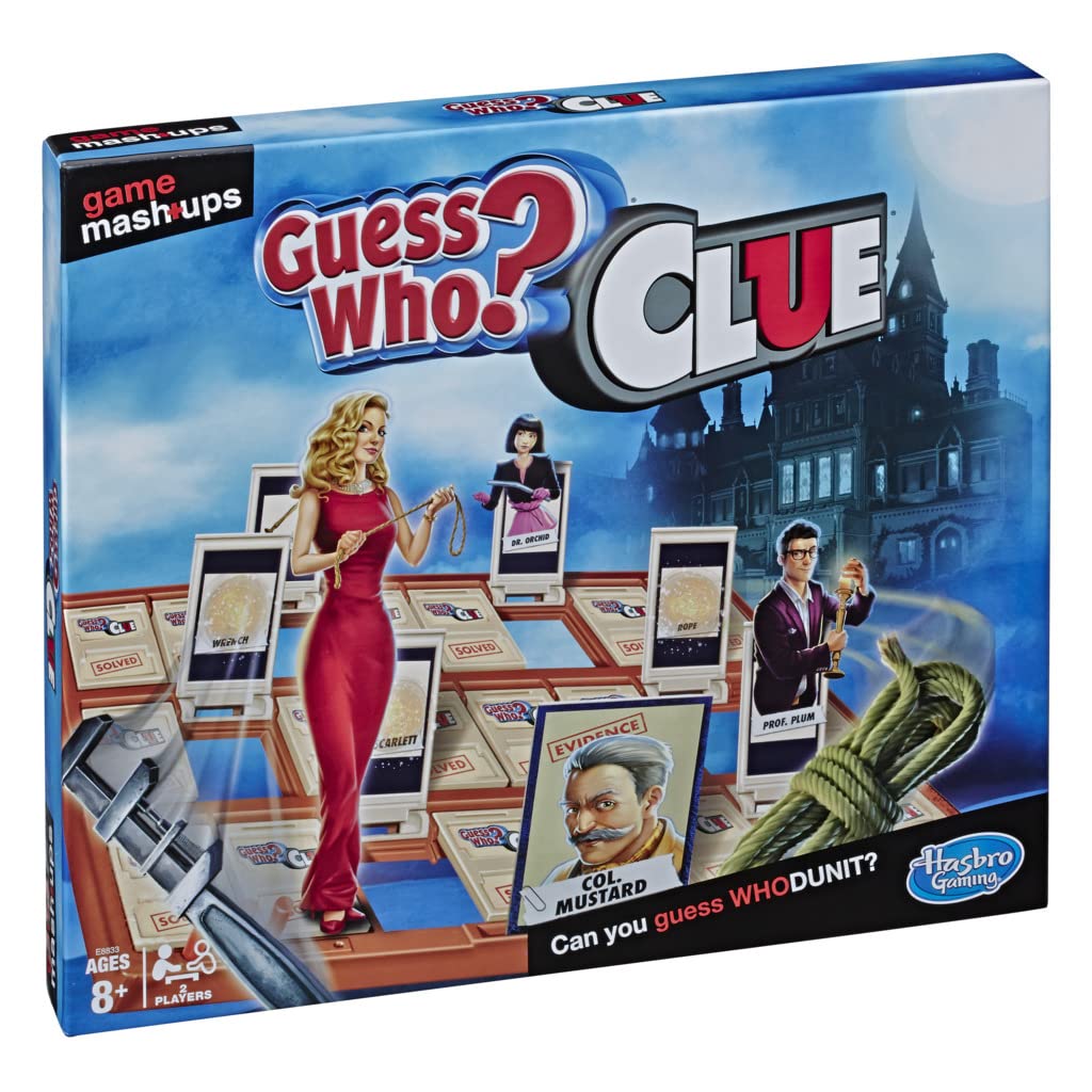 Guess Who Clue Game Mashups Hasbro Gaming Party Family Hasbro Gaming