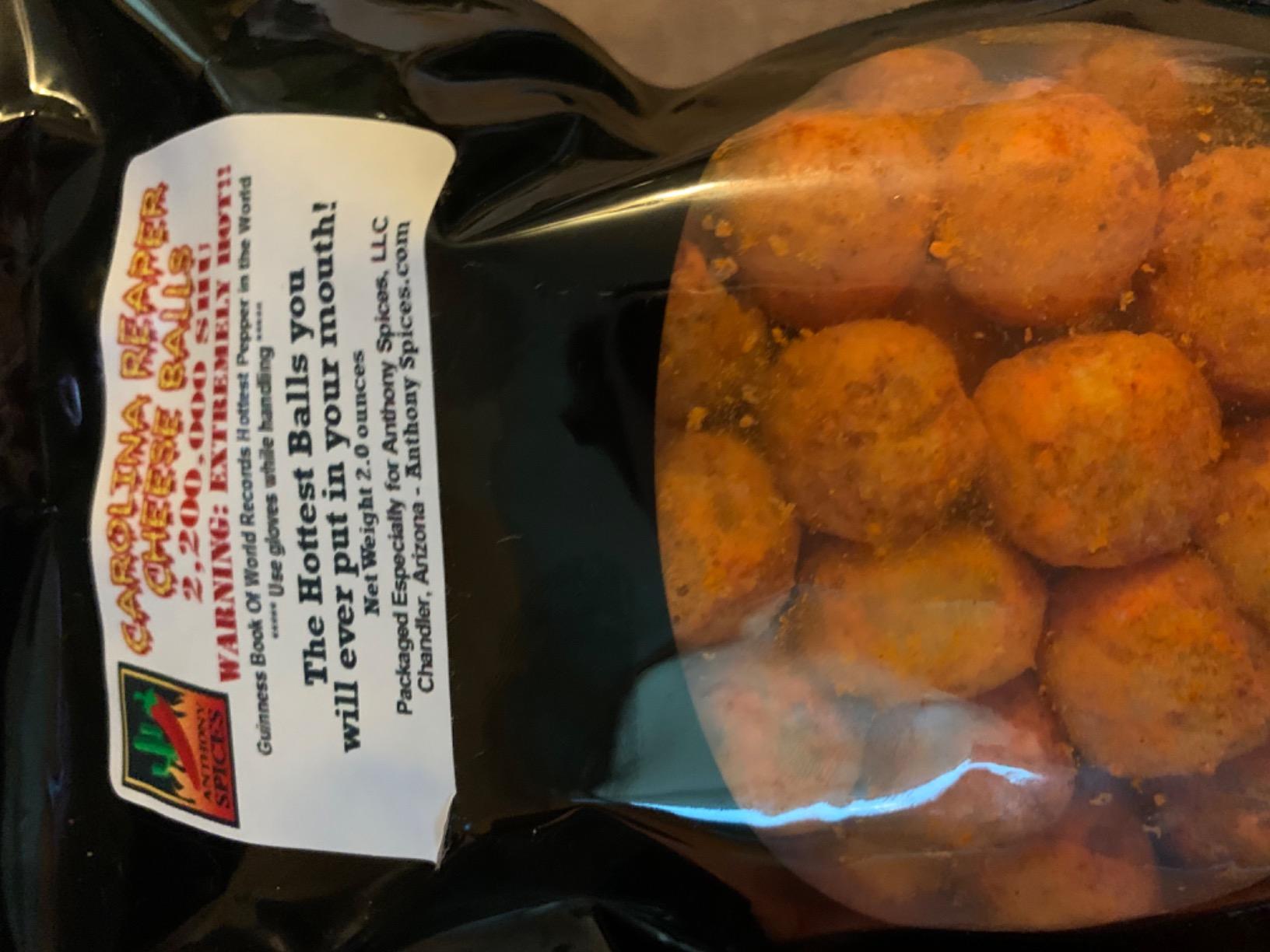 Amazon.com: Anthony Spices - Carolina Reaper Cheese Balls (Extremely ...