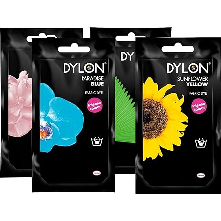 DYLON Hand Dye, Fabric Dye Sachet for Clothes, Soft Furnishings and ...