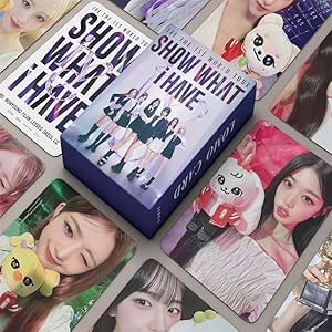 Amazon.com: Zomanon 55Pcs/Set KPOP IVE World Tour SHOW WHAT I HAVE HD Photocards Wonyoung REI ...
