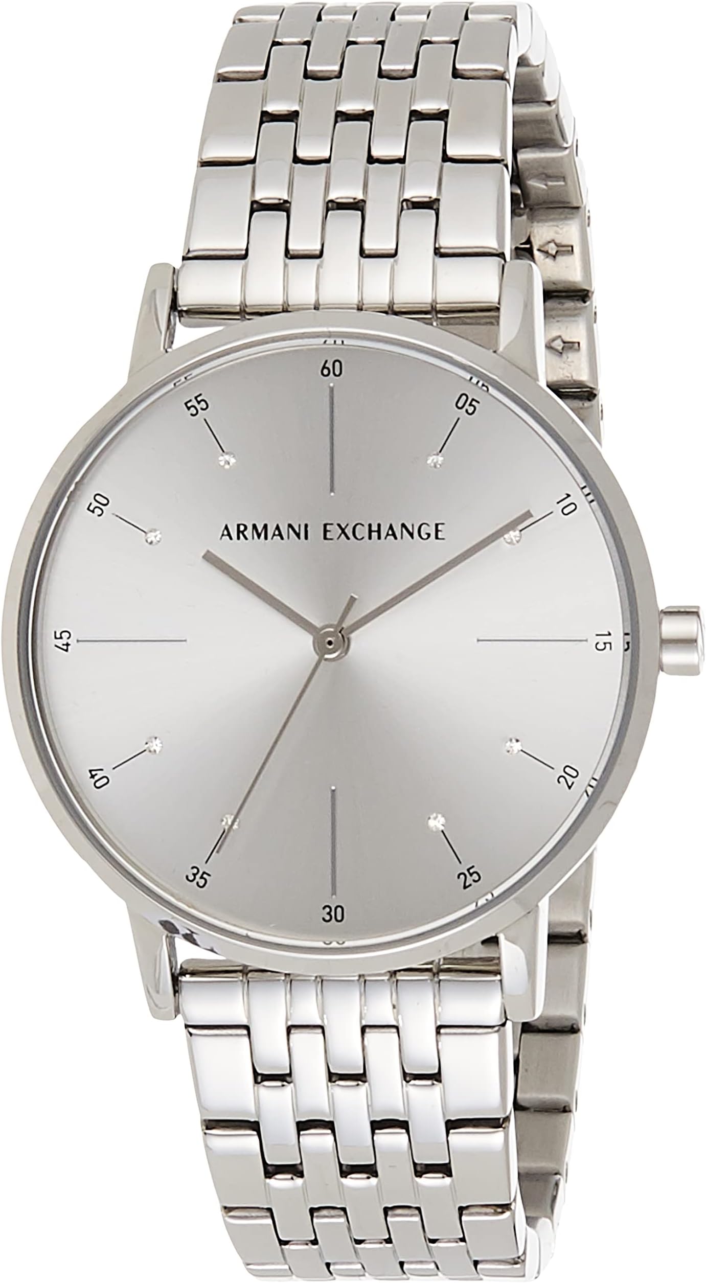 Armani Exchange Uhr für Damen , Dreizeigeruhrwerk, 38mm Goldenes ...