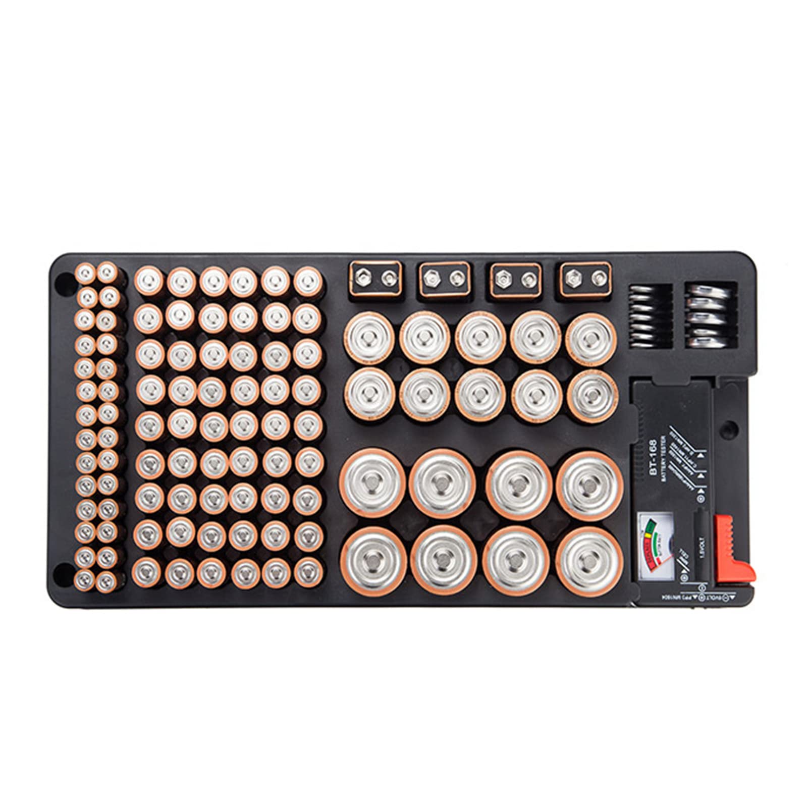 Battery Organiser Storage Case with Battery Tester - Battery Storage ...