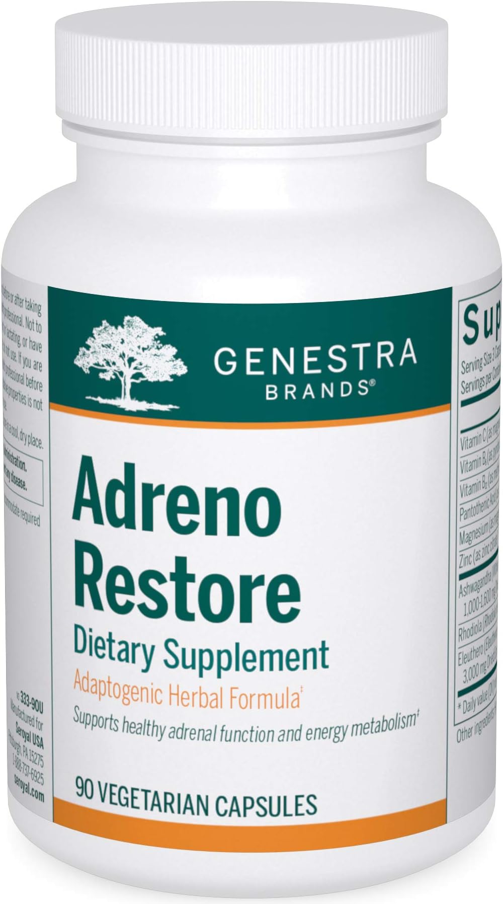 Amazon.com: Genestra Brands Adreno Restore | Rhodiola, Eleuthero, and ...