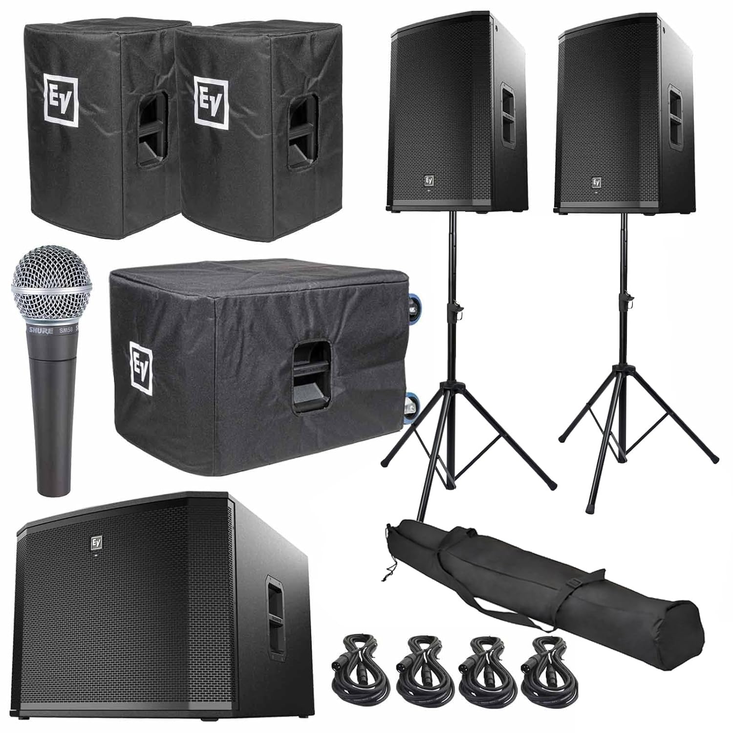 Amazon.com: Electro-Voice ETX-15P 15” Powered Speaker & Subwoofer ...